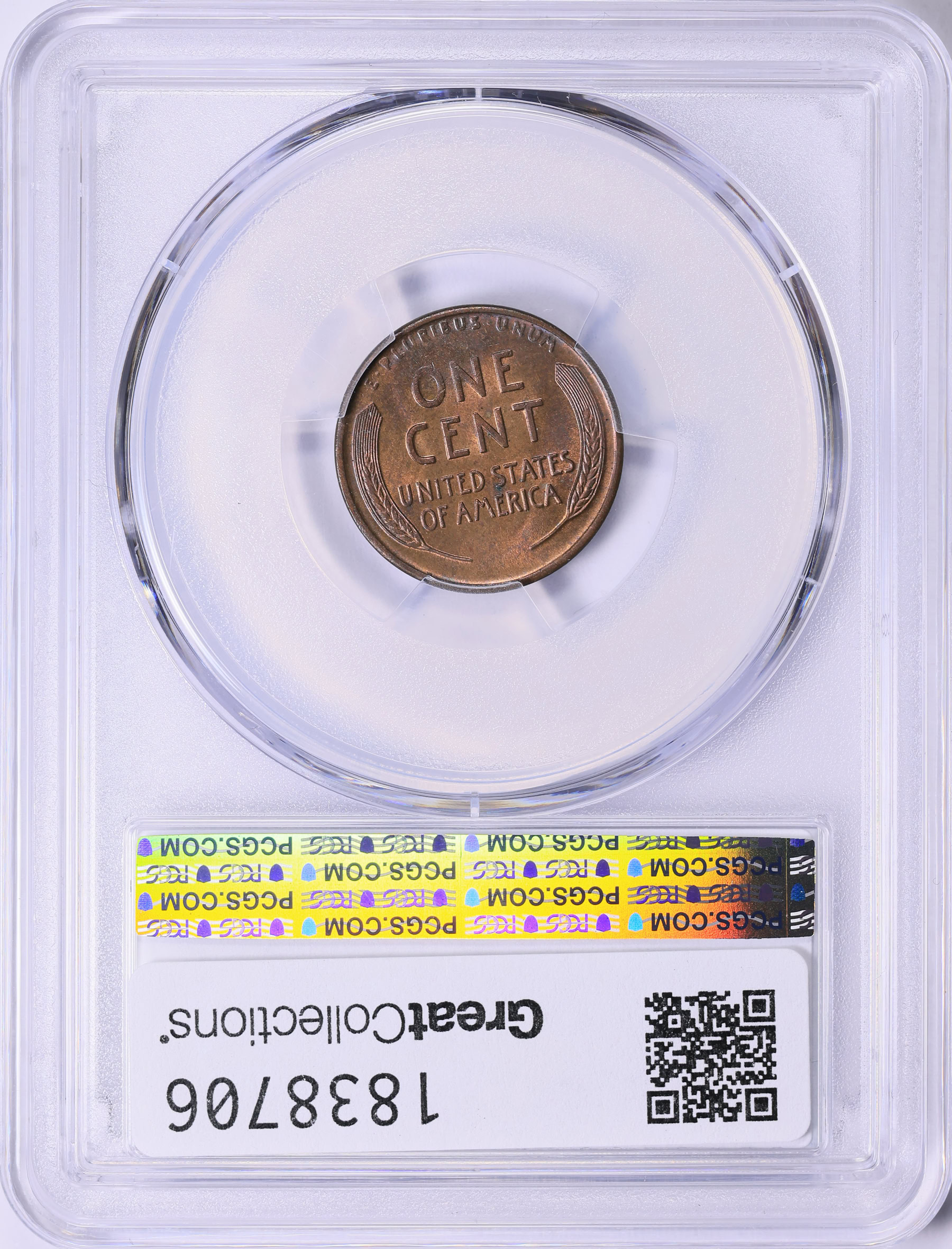 1919-D Lincoln Cent PCGS MS-64 RB (Toned) (Item 1838706) | GreatCollections Coin Auctions