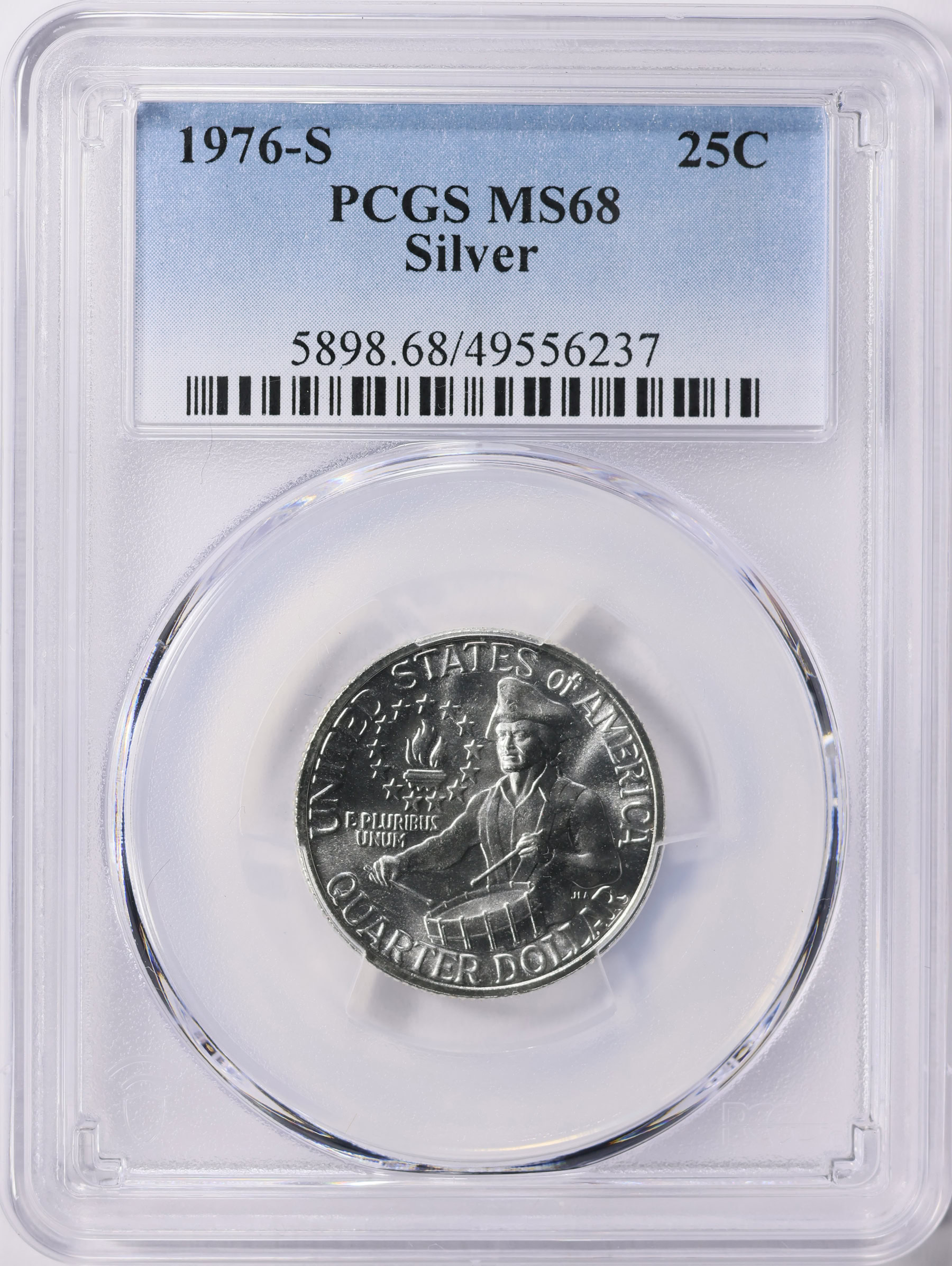 1976-S Washington Quarter Silver PCGS MS-68 (Item 1838910) | GreatCollections Coin Auctions