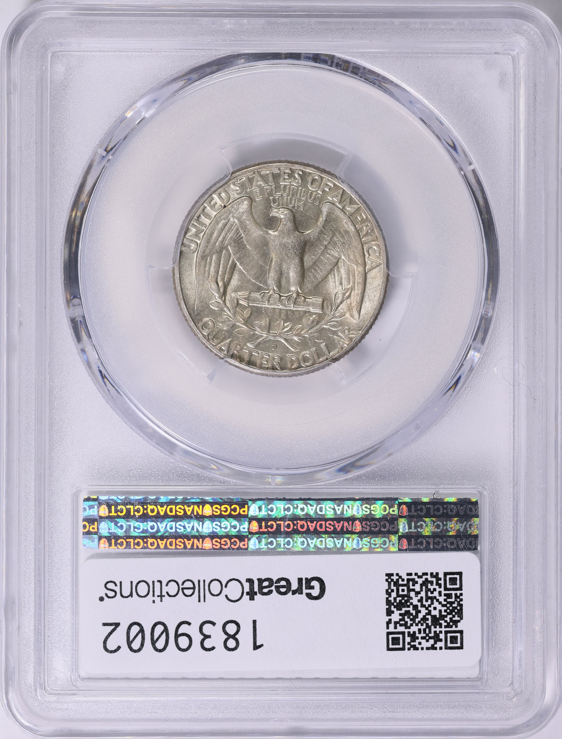 1950-D/D Washington Quarter Repunched Mintmark FS-502 PCGS AU-58 (Item 1839002 ...