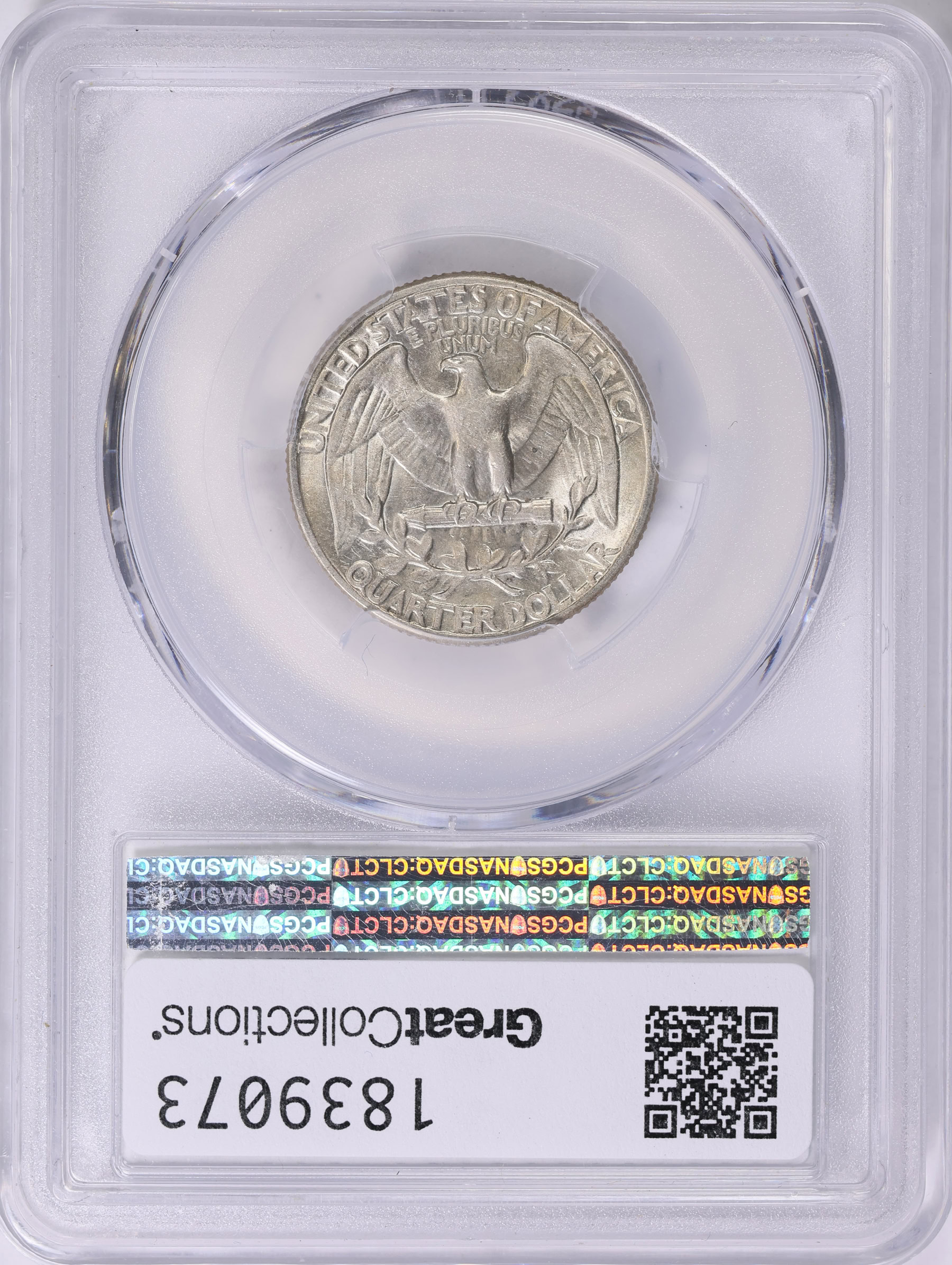 1944 Washington Quarter Doubled Die Obverse FS-101 PCGS AU-58 (Item 1839073) | GreatCollections ...