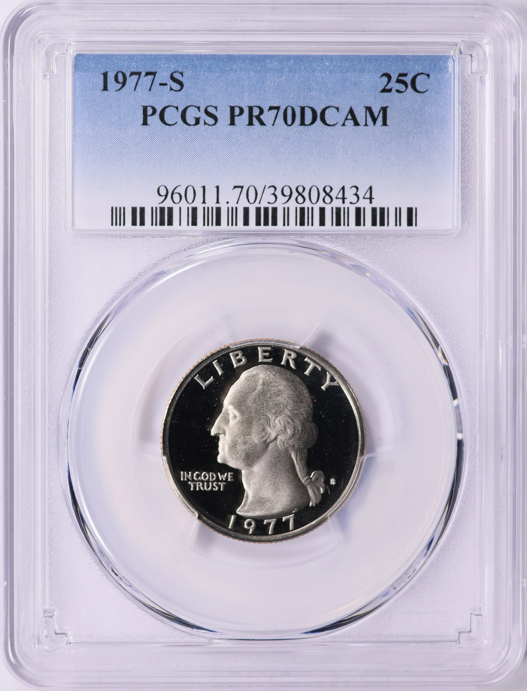 1977-S Washington Quarter PCGS Proof-70 DCAM (Item 1839449 ...