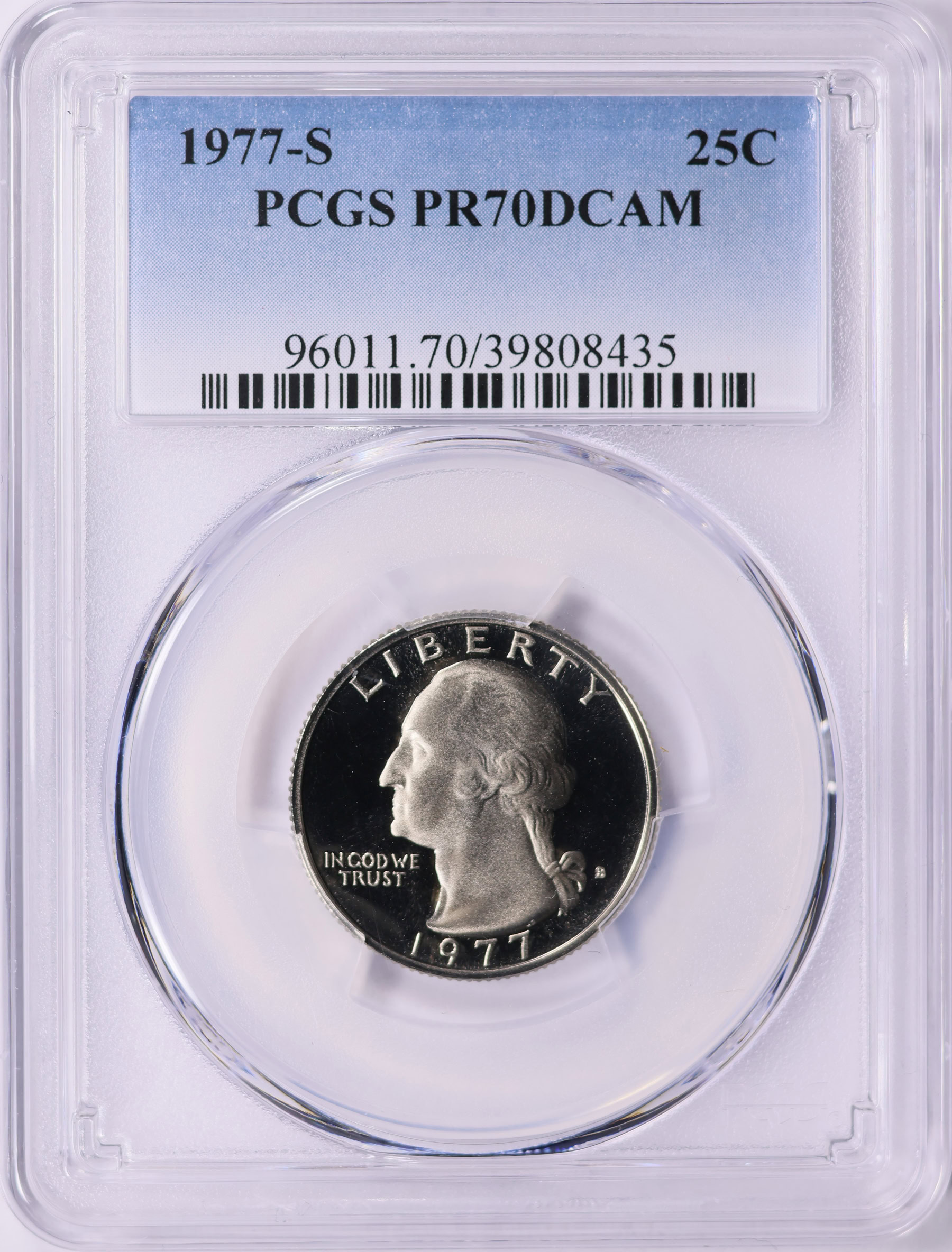 1977-S Washington Quarter PCGS Proof-70 DCAM (Item 1839450 ...