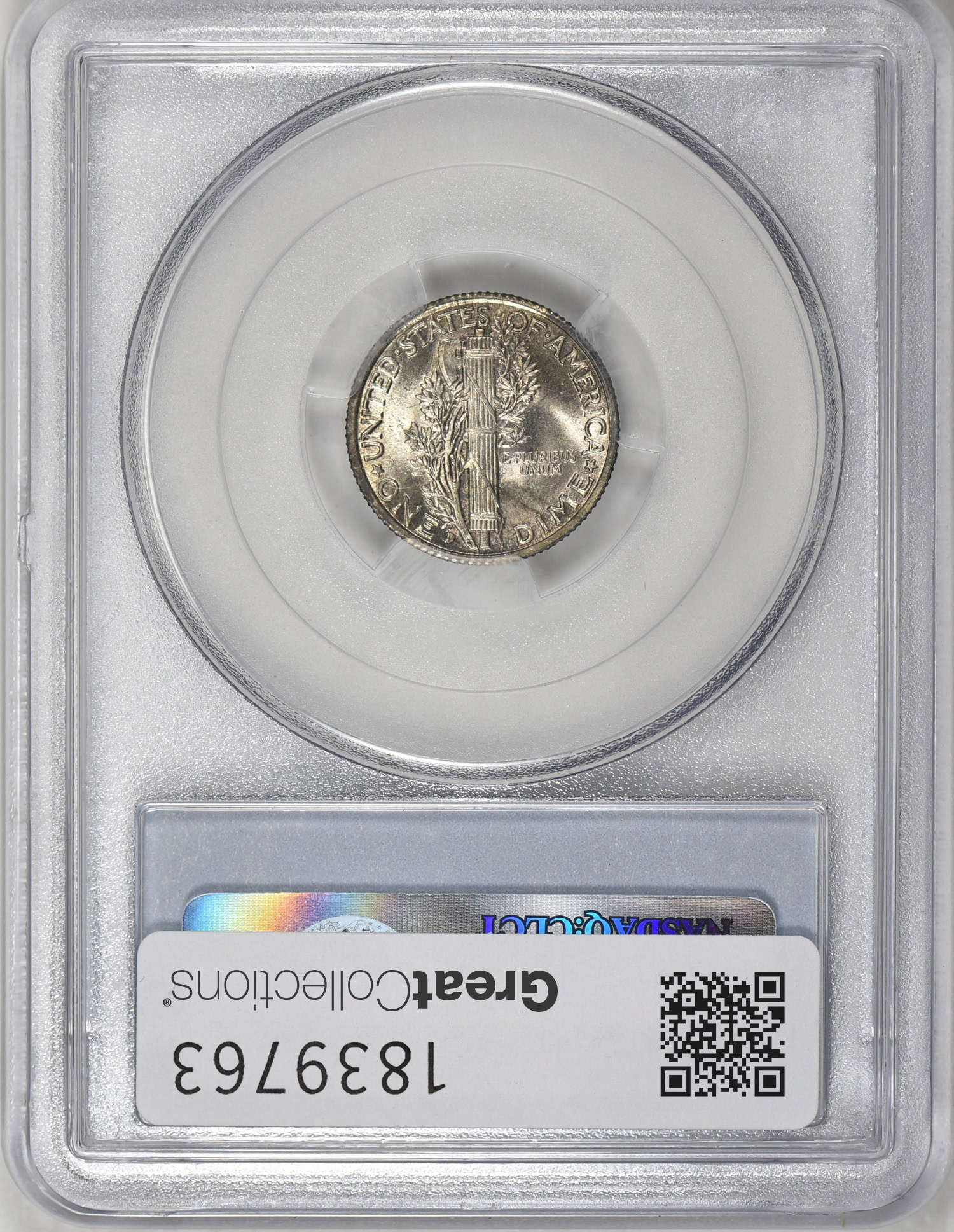 1934-D Mercury Dime PCGS MS-63 FB (Item 1839763) | GreatCollections Coin Auctions