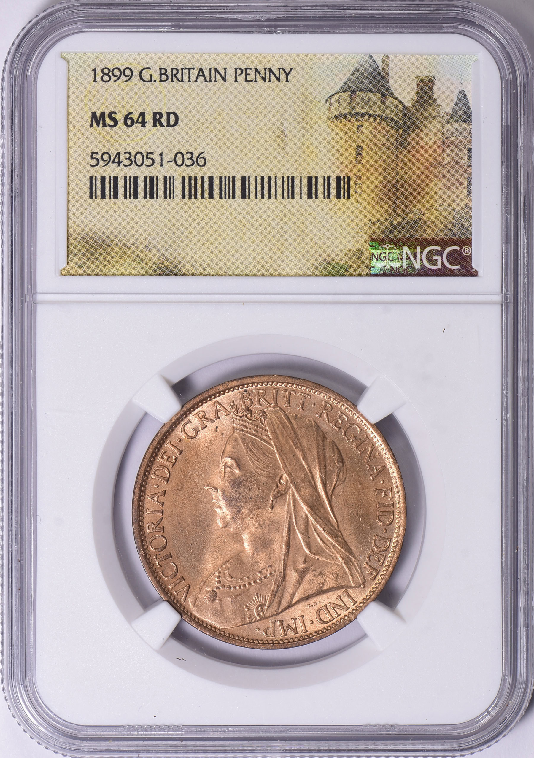 Great Britain 1899 Penny KM-790 NGC MS-64 RD (Item 1839859 ...