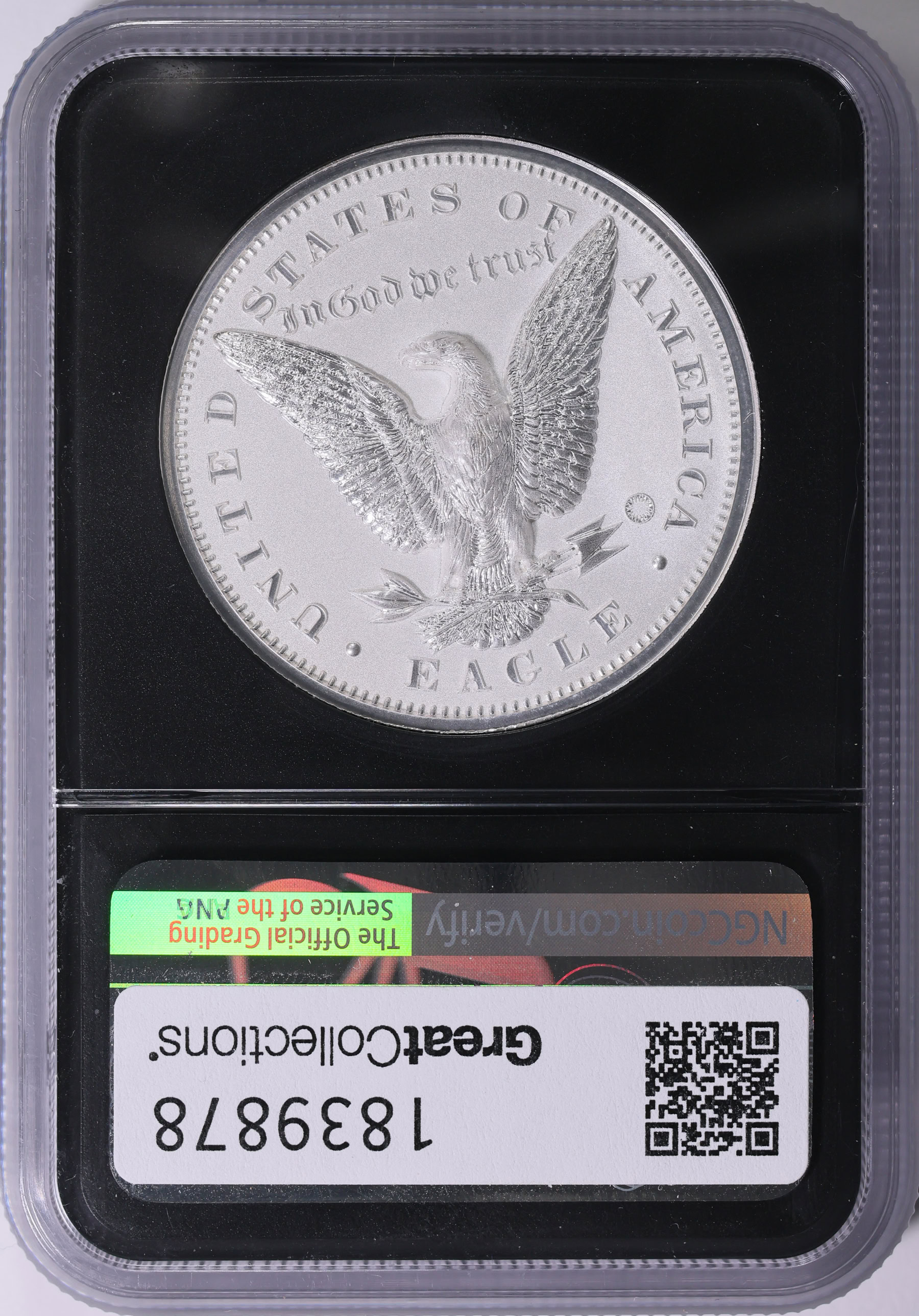 1878-2020 Silver 2 oz. Morgan's Eagle Design Private Issue Ultra High ...