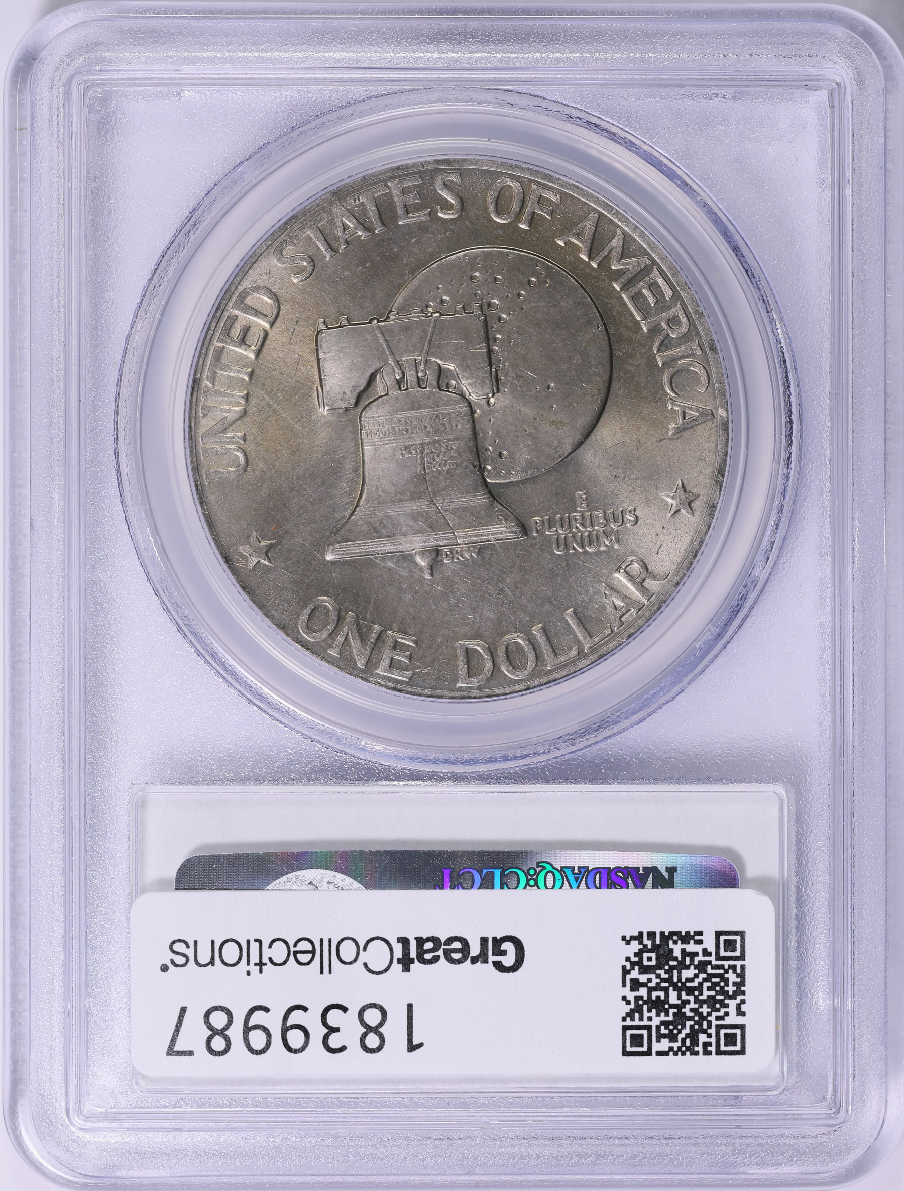 1976 Eisenhower Dollar Type 2 PCGS MS-66 (Item 1839987) | GreatCollections Coin Auctions