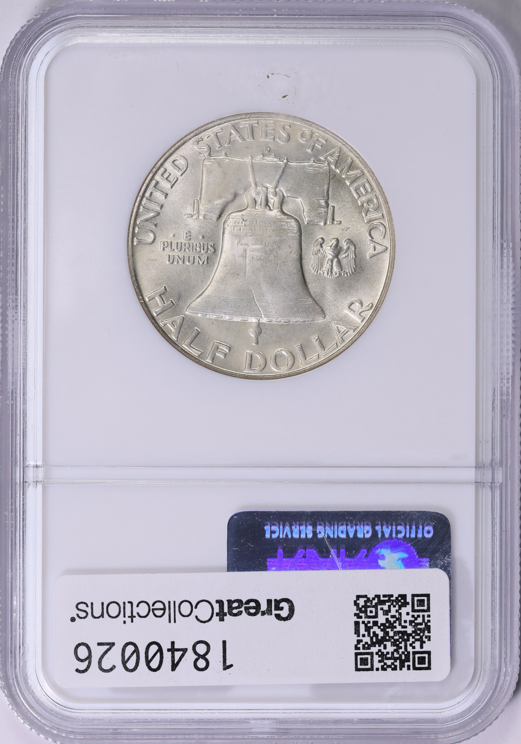 1962-D Franklin Half Dollar NGC MS-65 FBL (Item 1840026 ...