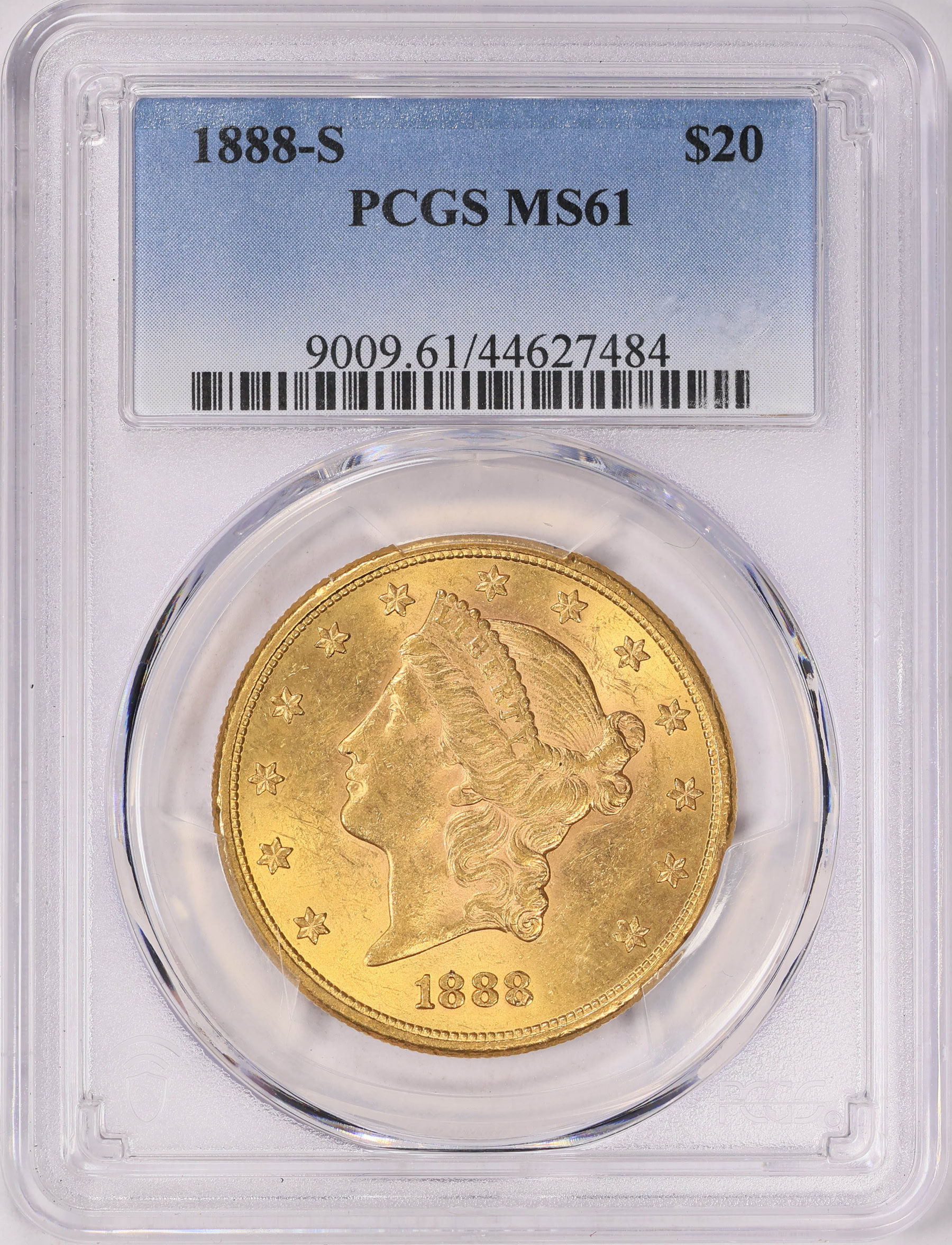 1888-S Liberty Gold Double Eagle PCGS MS-61 (Item 1840085) | GreatCollections Coin Auctions