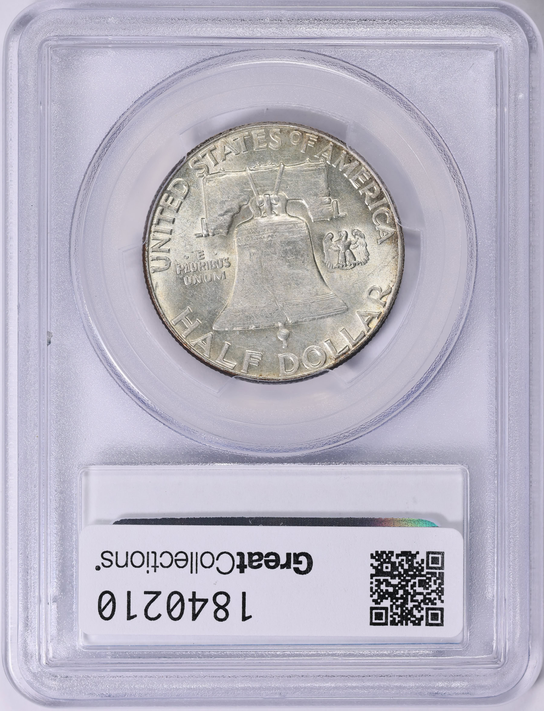 1955 Franklin Half Dollar Bugs Bunny FS-401 PCGS AU-58 (CAC Green ...