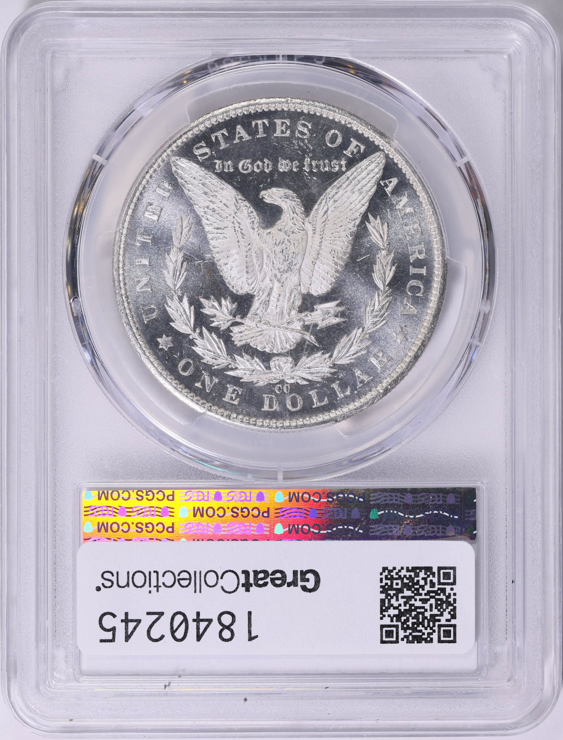 1882-CC Morgan Silver Dollar PCGS MS-64 DMPL (Item 1840245) | GreatCollections Coin Auctions