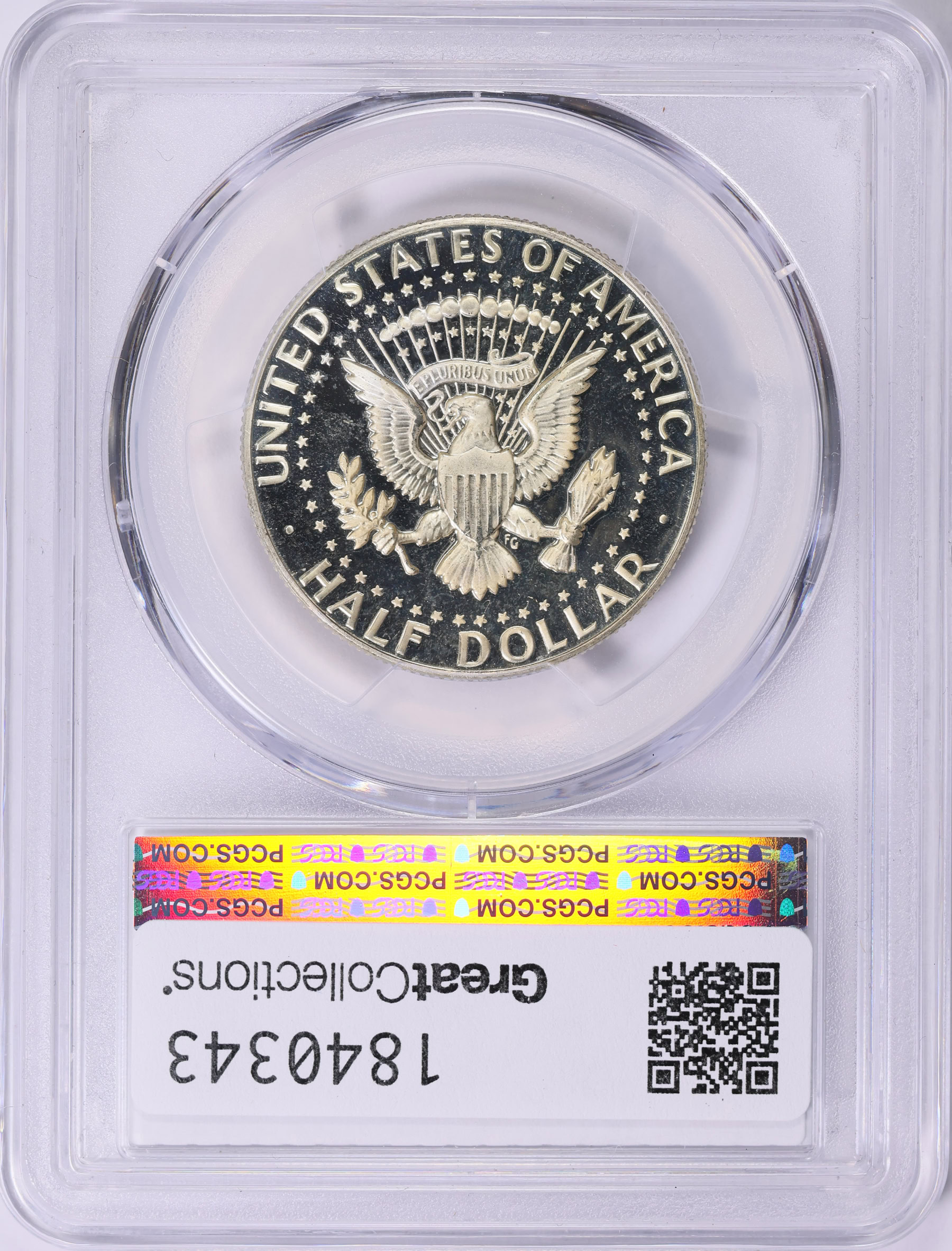 1969-S Kennedy Half Dollar PCGS Proof-69 DCAM (Item 1840343) | GreatCollections Coin Auctions