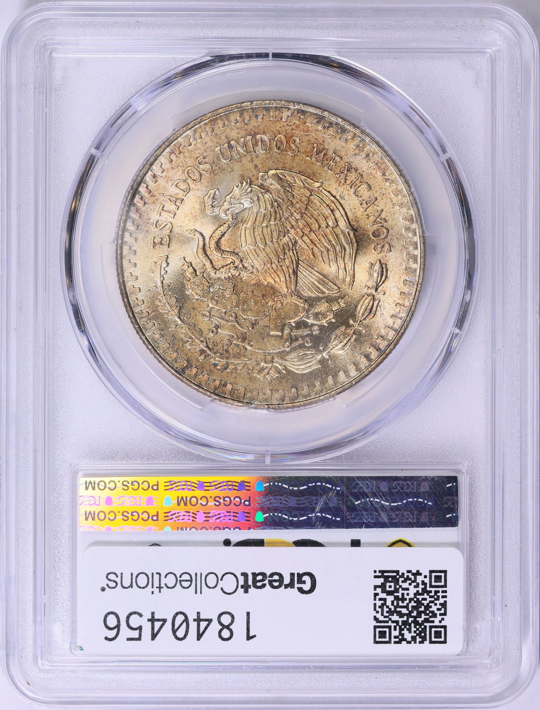 Mexico 1991-Mo Silver Onza Libertad Type 1 KM-494.2 PCGS MS-67 (Toned) (Item 1840456 ...