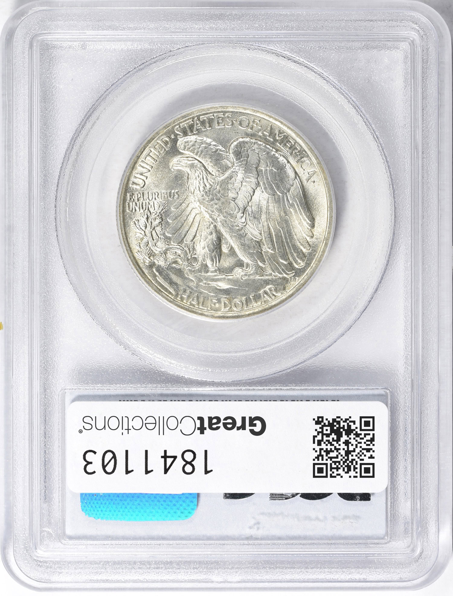 1916 Walking Liberty Half Dollar PCGS MS-65 (Item 1841103) | GreatCollections Coin Auctions