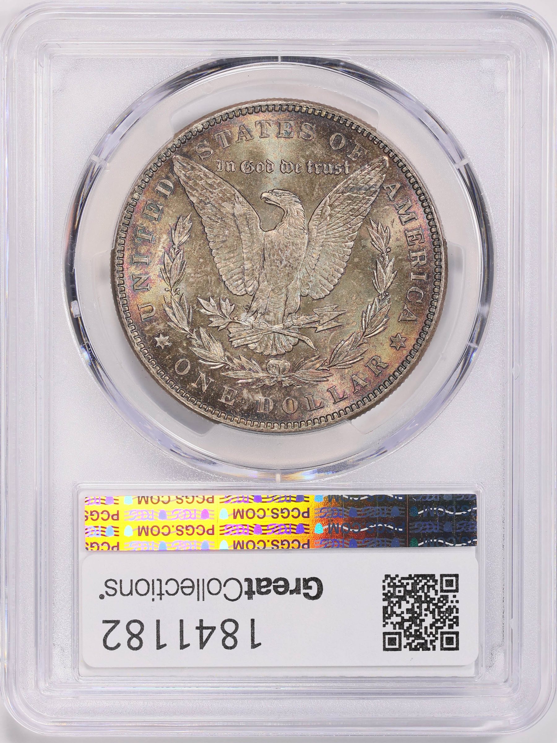 1887 Morgan Silver Dollar PCGS MS-65 (Toned) (Item 1841182) | GreatCollections Coin Auctions