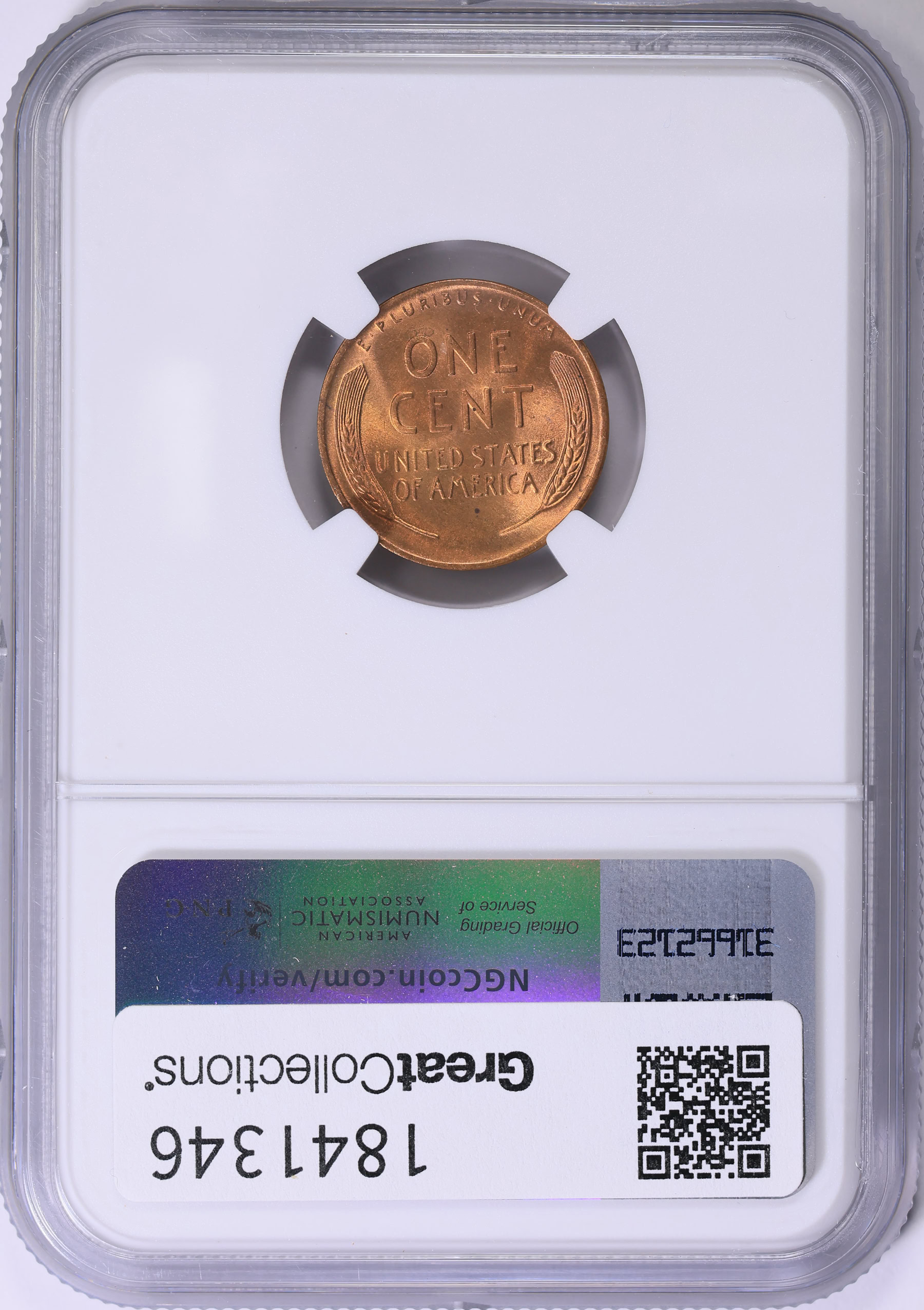 1945-S Lincoln Cent NGC MS-66 RD (Item 1841346) | GreatCollections Coin Auctions