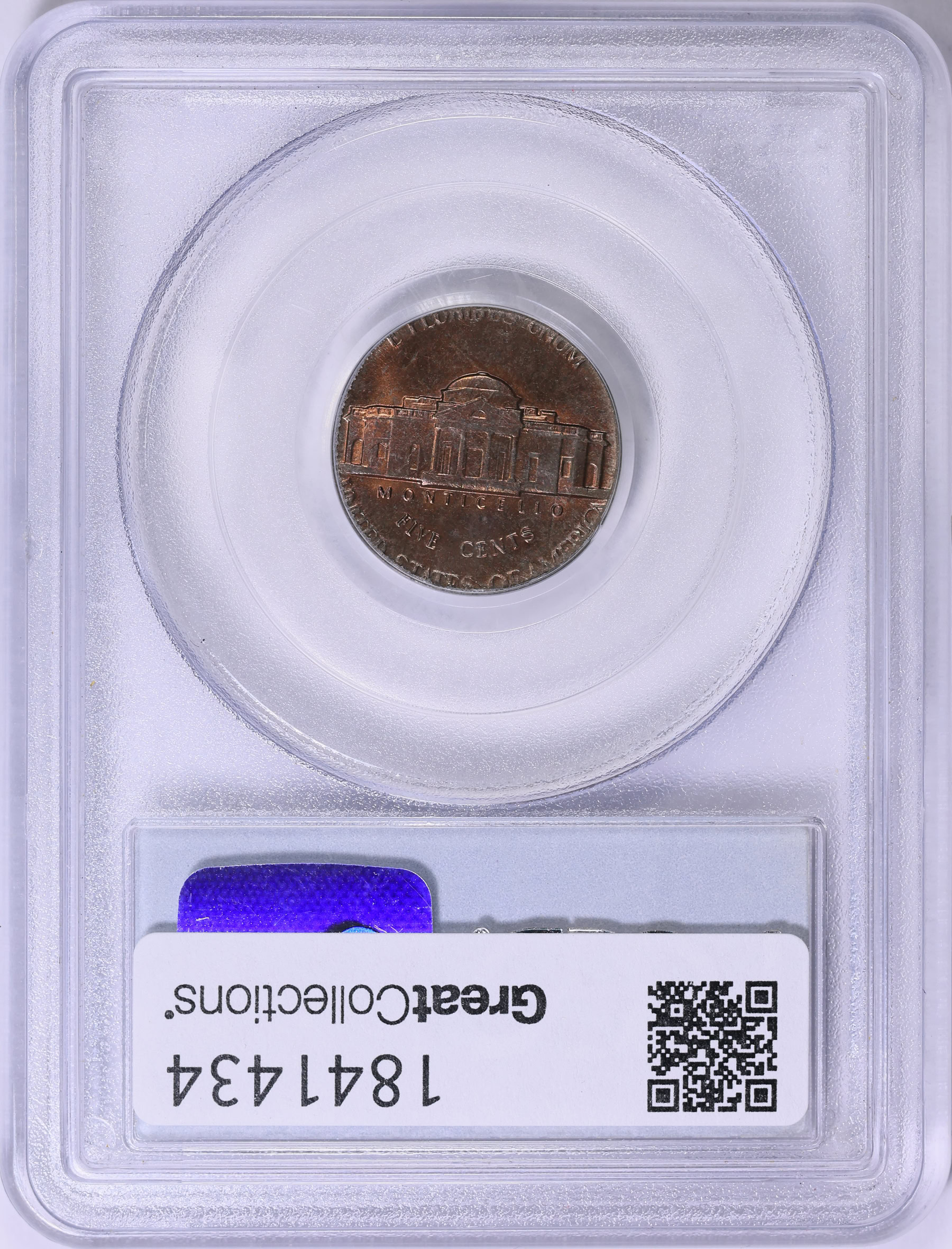 Mint Error 1980-P Jefferson Nickel Struck on 1c Planchet PCGS MS-64 RB ...