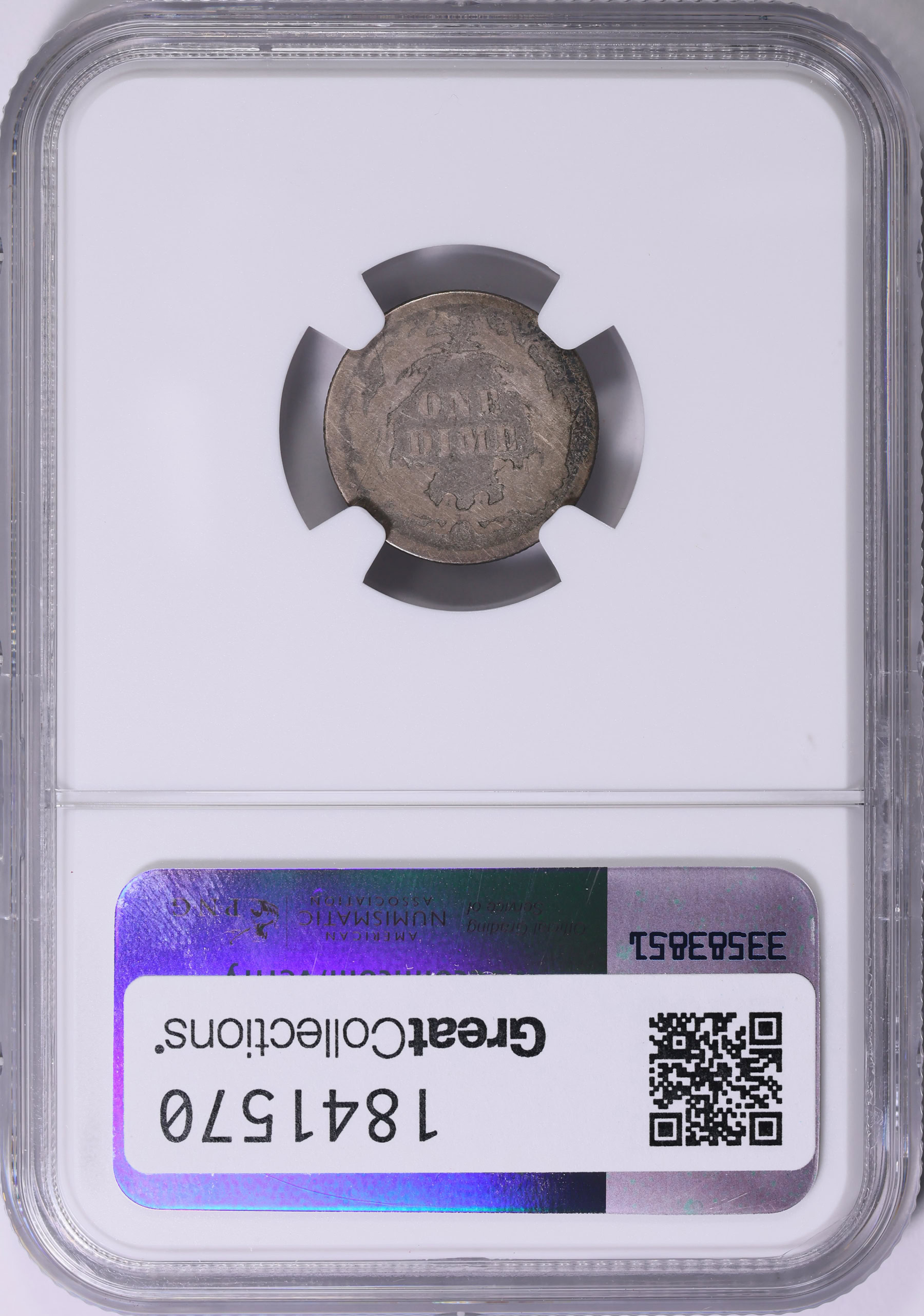 1880 Seated Liberty Dime NGC AG-03 (Item 1841570) | GreatCollections ...
