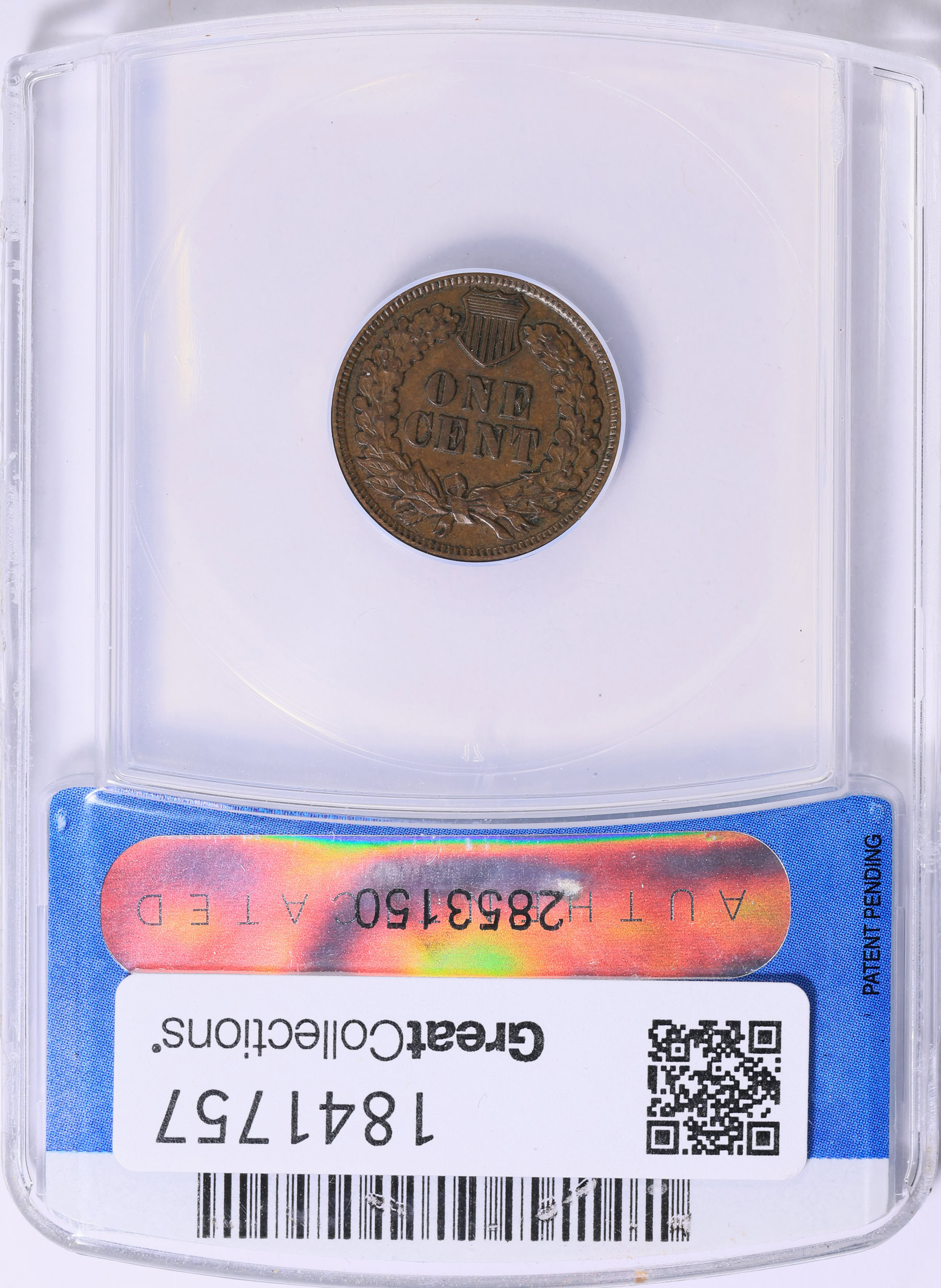 1879 Indian Cent ANACS AU-53 BN (Item 1841757) | GreatCollections Coin ...