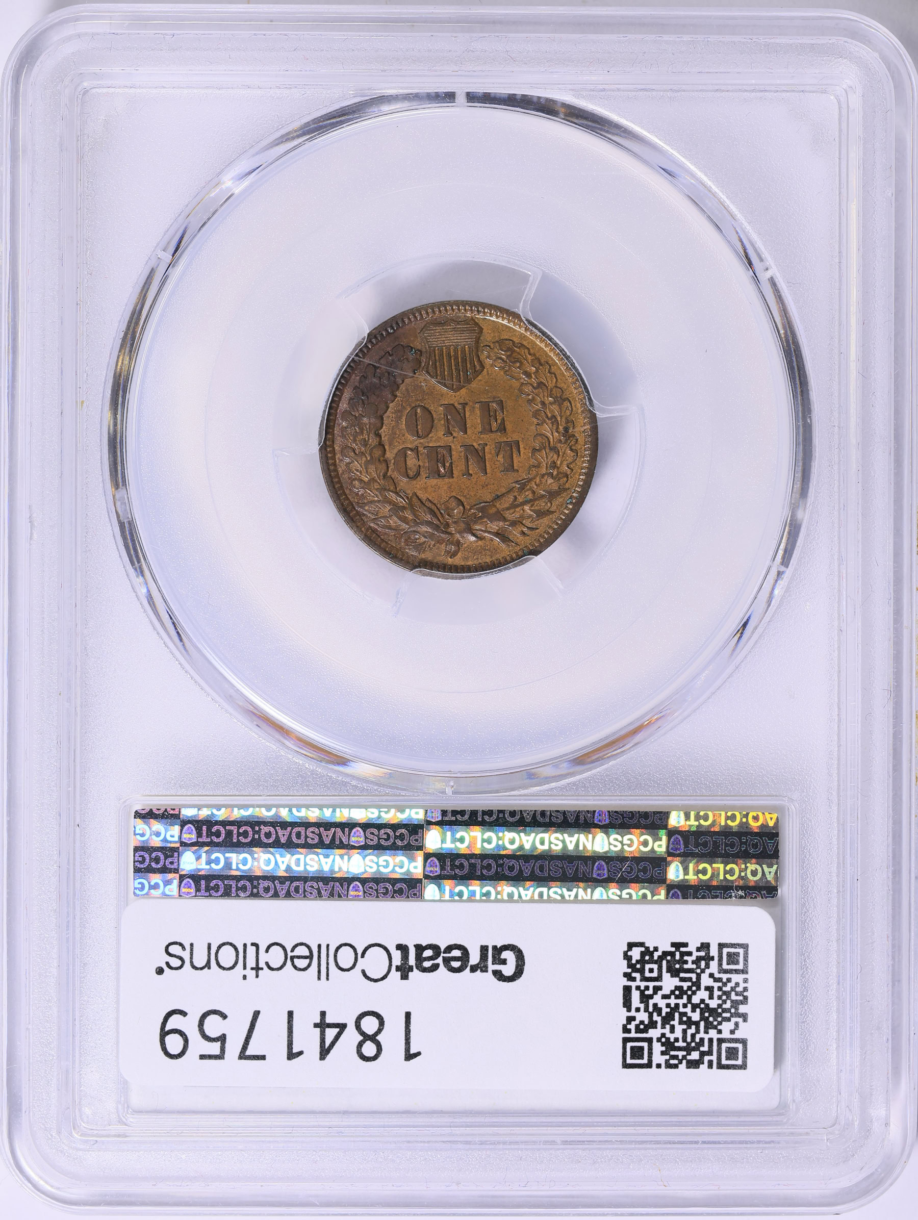 1880 Indian Cent PCGS MS-63 BN (Item 1841759) | GreatCollections Coin ...