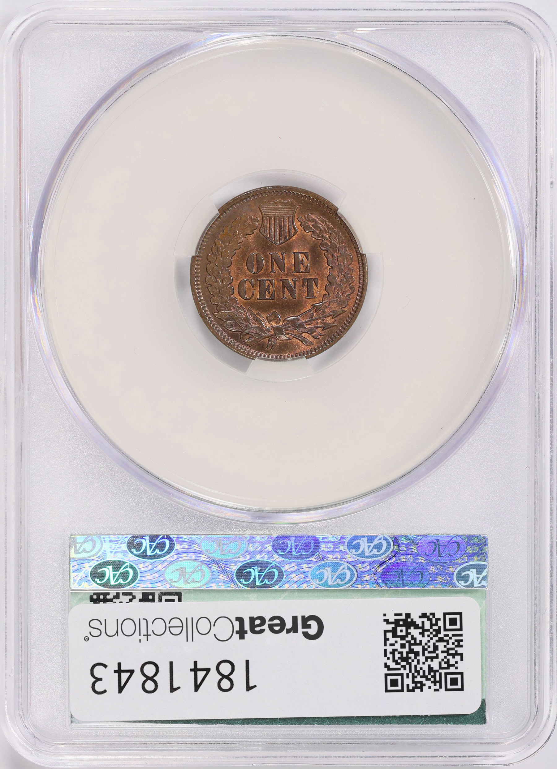 1906 Indian Cent CACG MS-65 BN (Item 1841843) | GreatCollections Coin Auctions