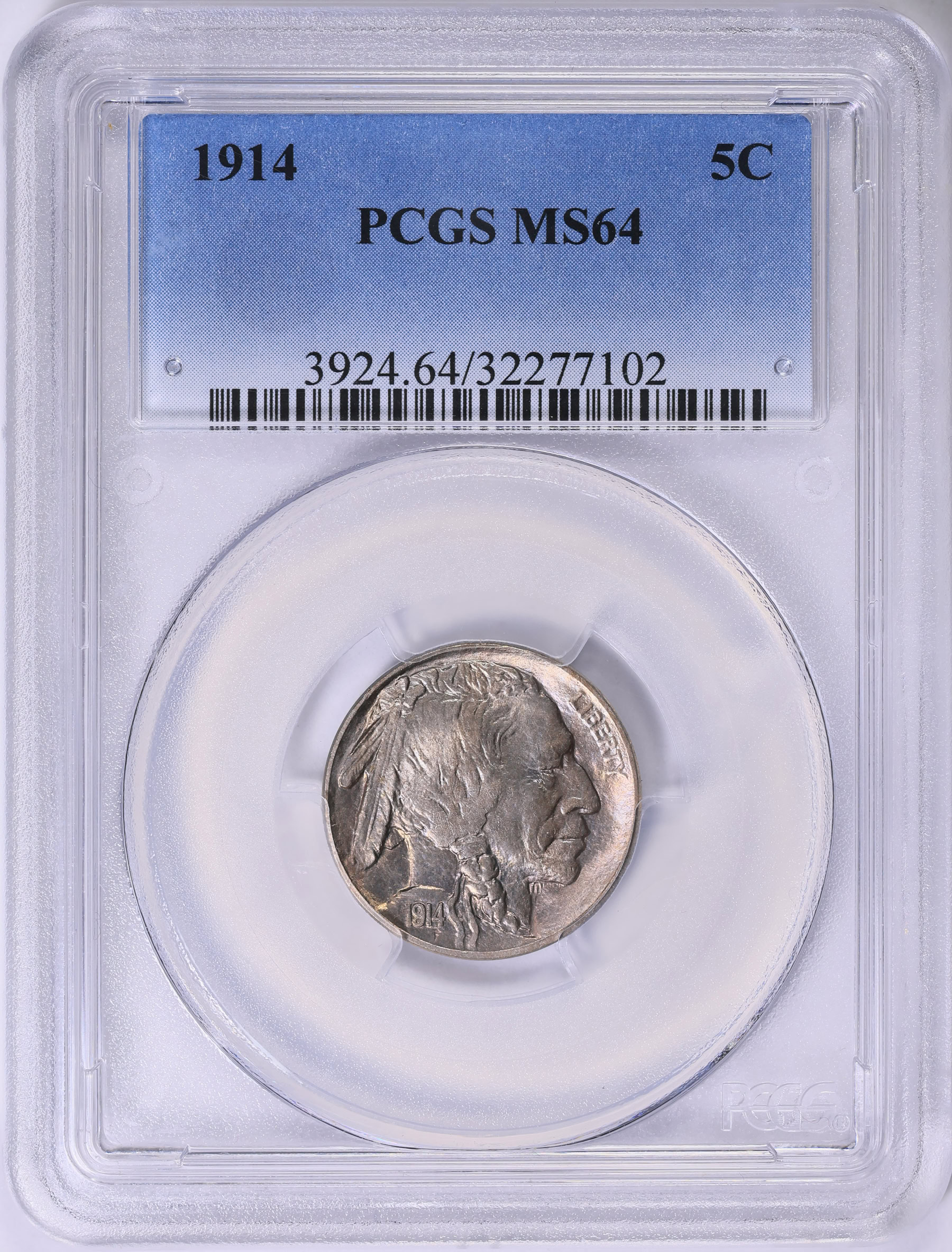 1914 Buffalo Nickel PCGS MS-64 (Toned) (Item 1841893 ...