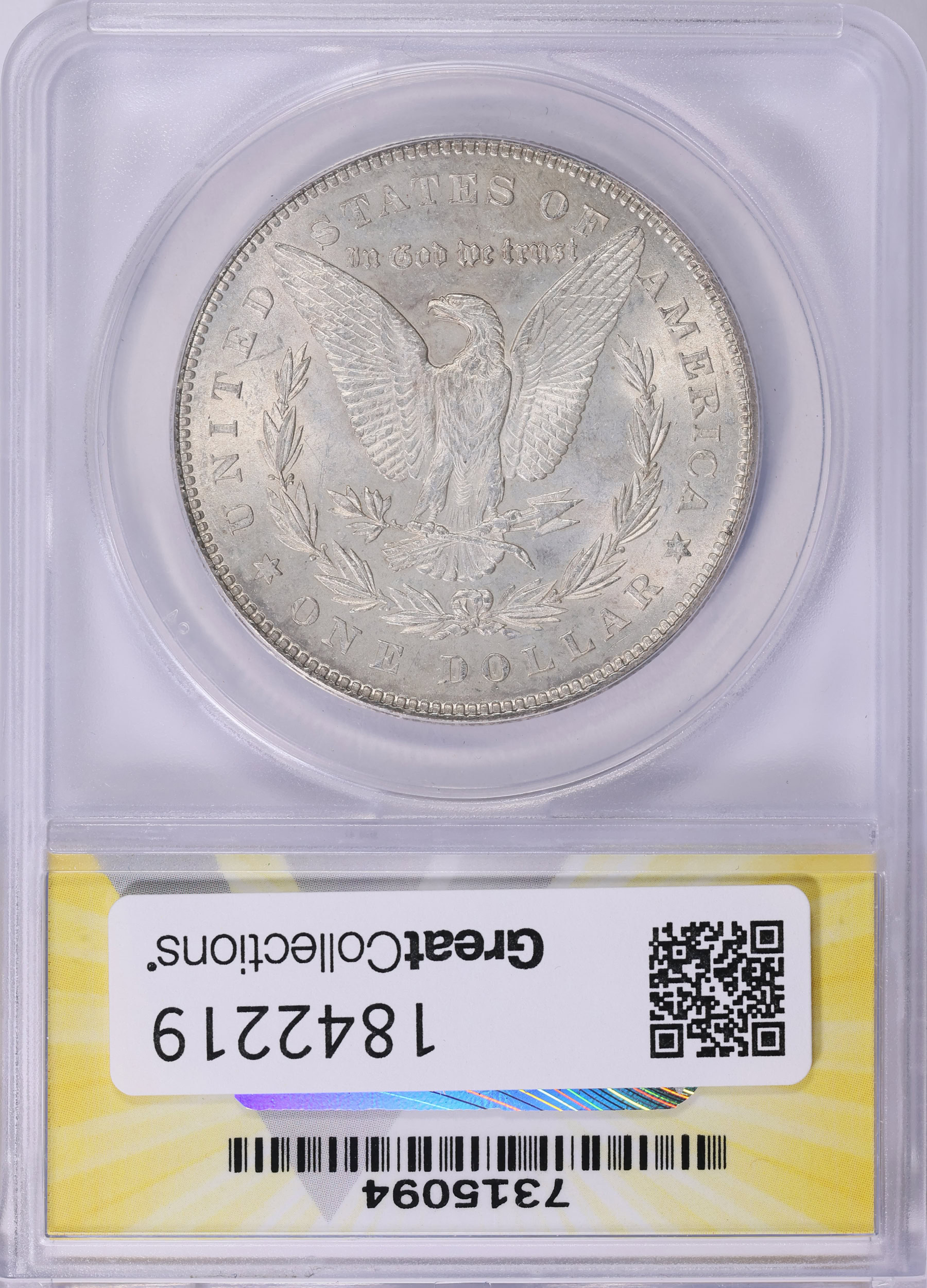 1878 7TF Morgan Silver Dollar VAM-119 ANACS MS-63 (Item 1842219) | GreatCollections Coin Auctions