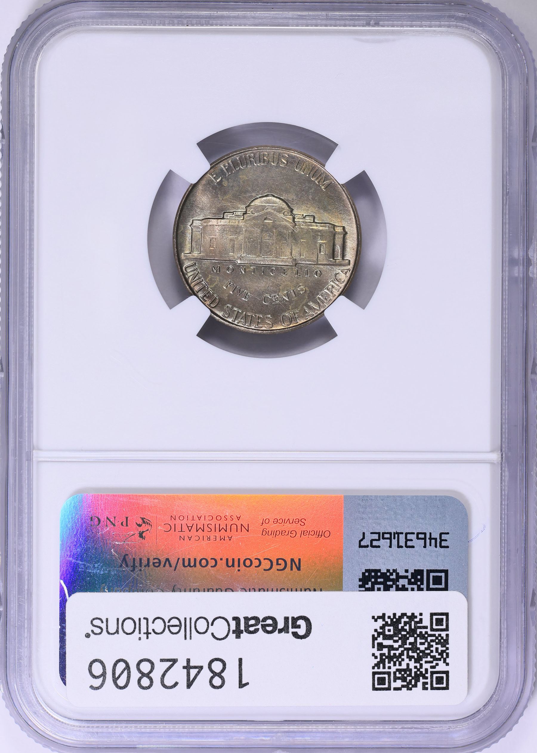 1956 Jefferson Nickel NGC MS-68 (Toned) (Item 1842806 ...