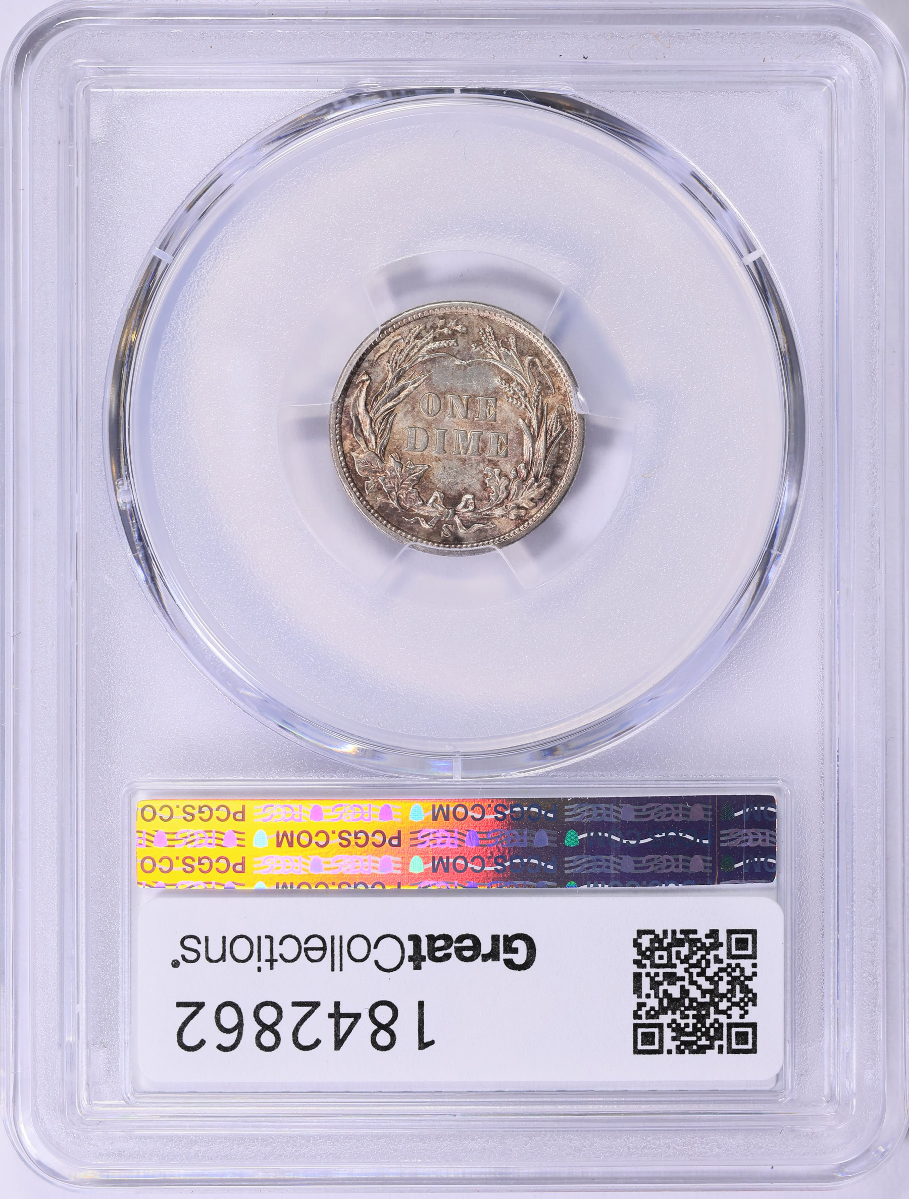 1900-S Barber Dime PCGS Genuine Unc Details (Item 1842862) | GreatCollections Coin Auctions