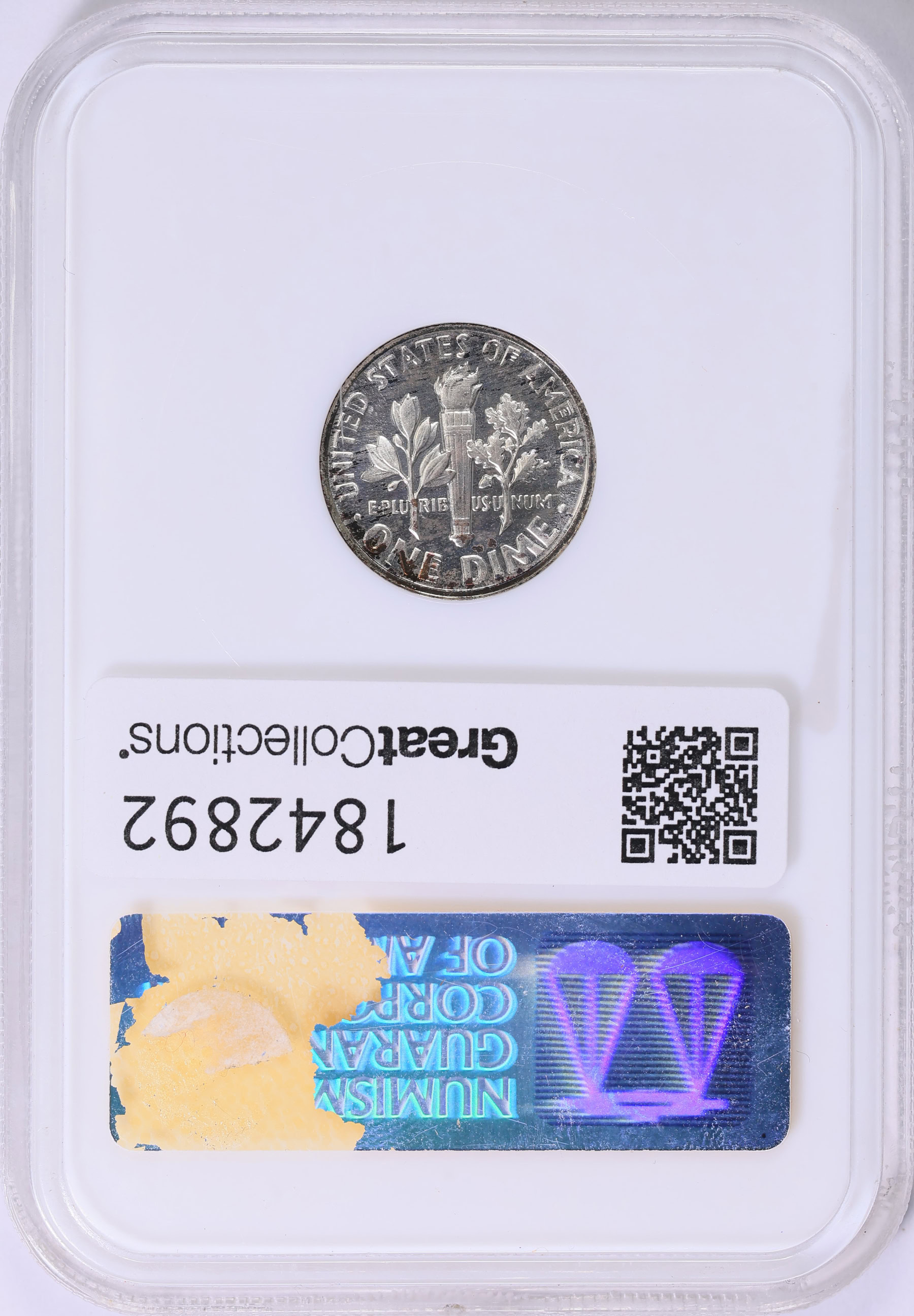 1955 Roosevelt Dime NGC Proof-68 OH (Item 1842892) | GreatCollections ...