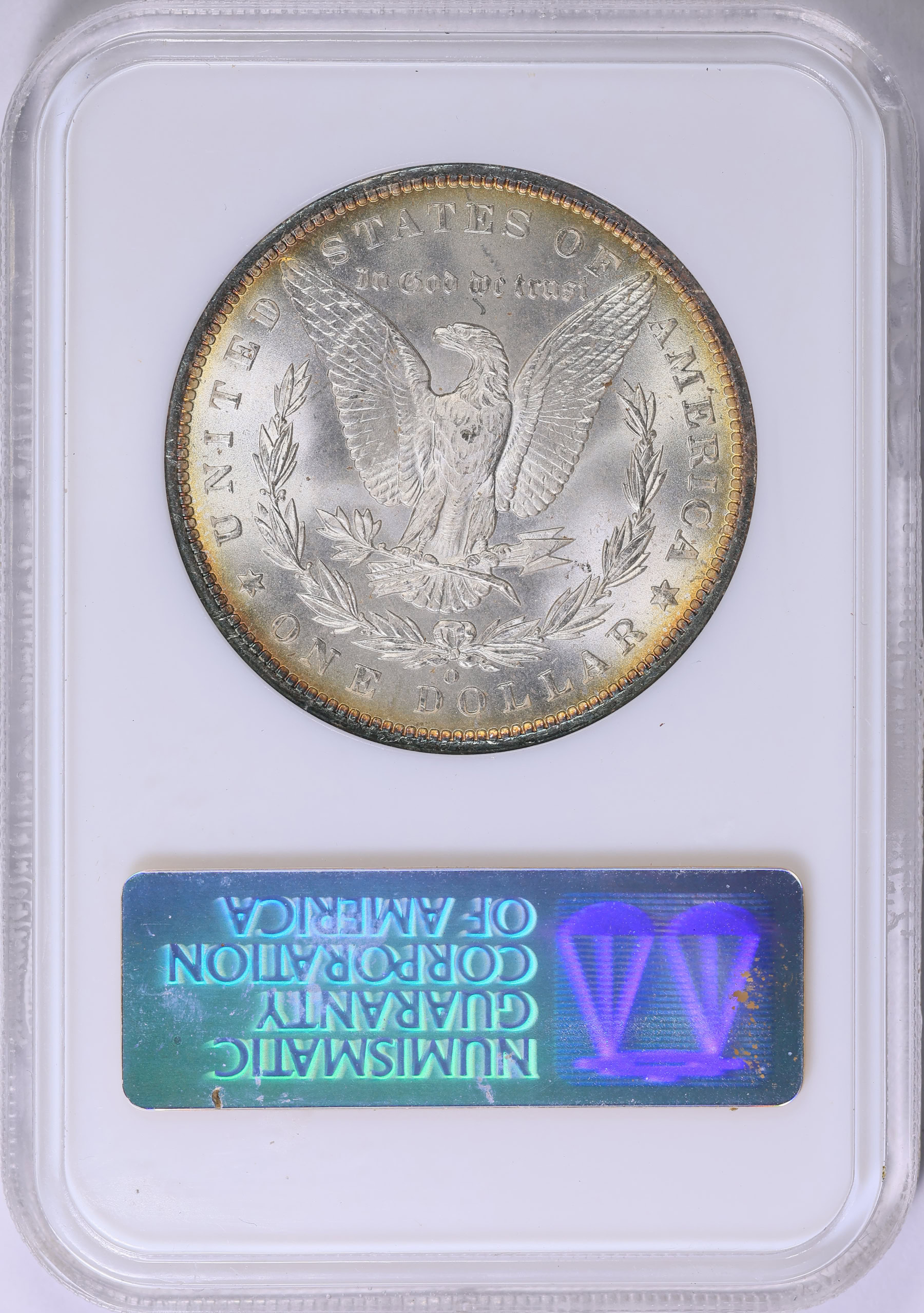 1885-O Morgan Silver Dollar NGC MS-64 (CAC Green) OH (Toned) (Item 1842895) | GreatCollections ...