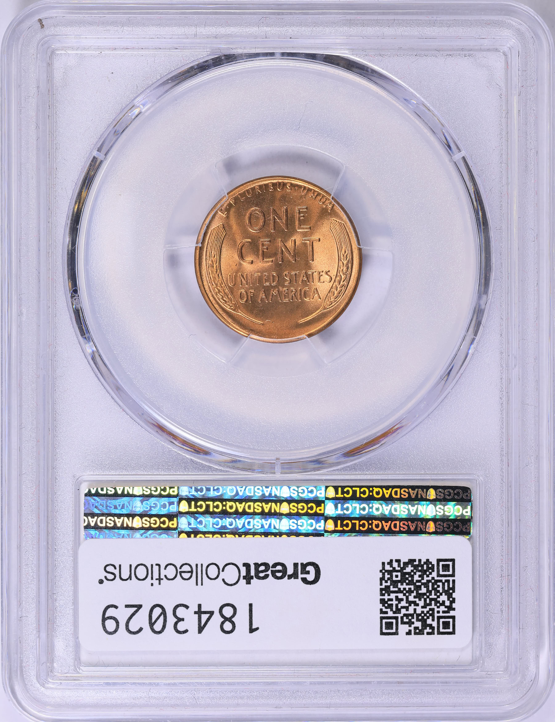 1954-S Lincoln Cent PCGS MS-66 RD (Item 1843029) | GreatCollections Coin Auctions