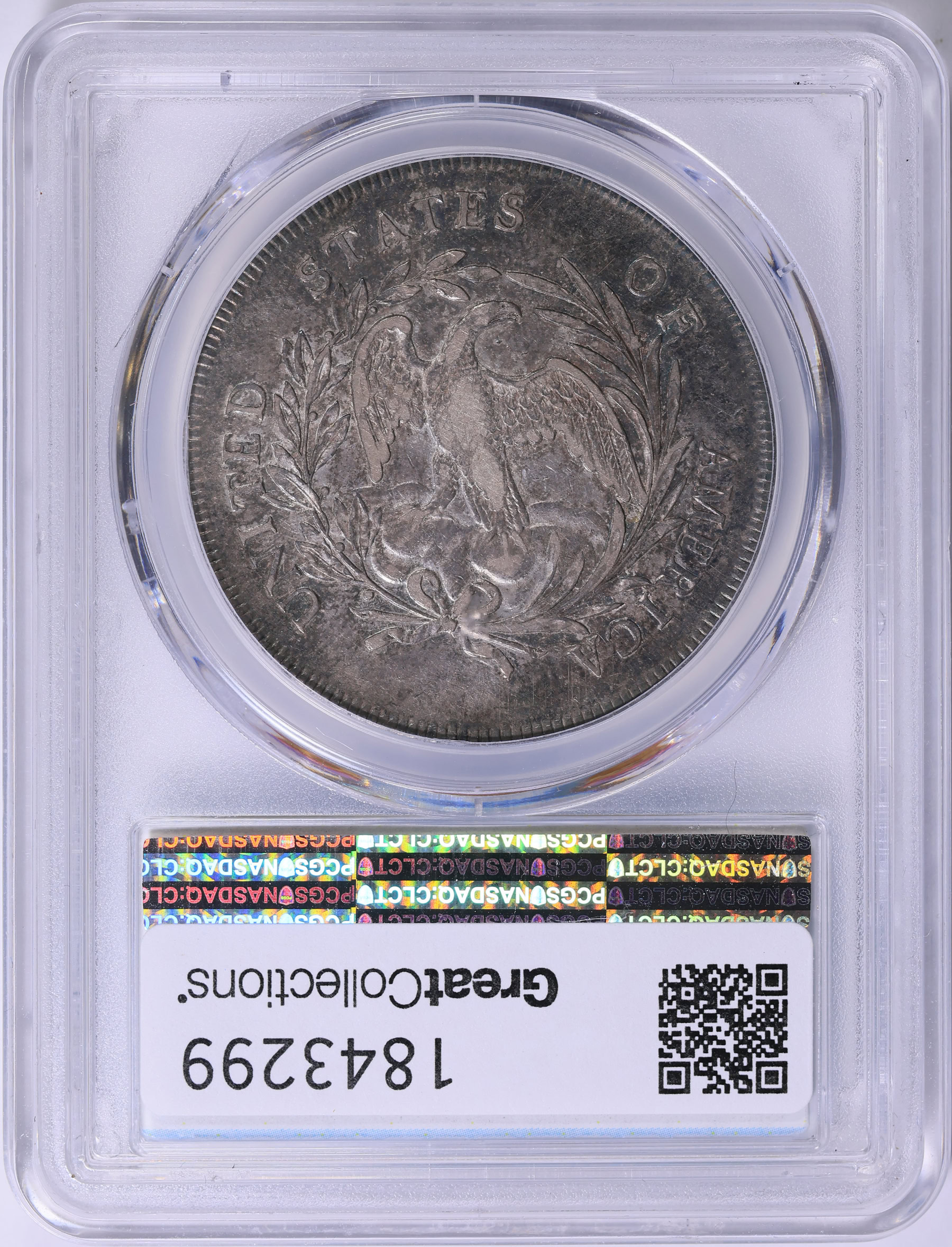 1795 Draped Bust Silver Dollar B-15 BB-52 Centered Bust PCGS XF-45 (CAC ...