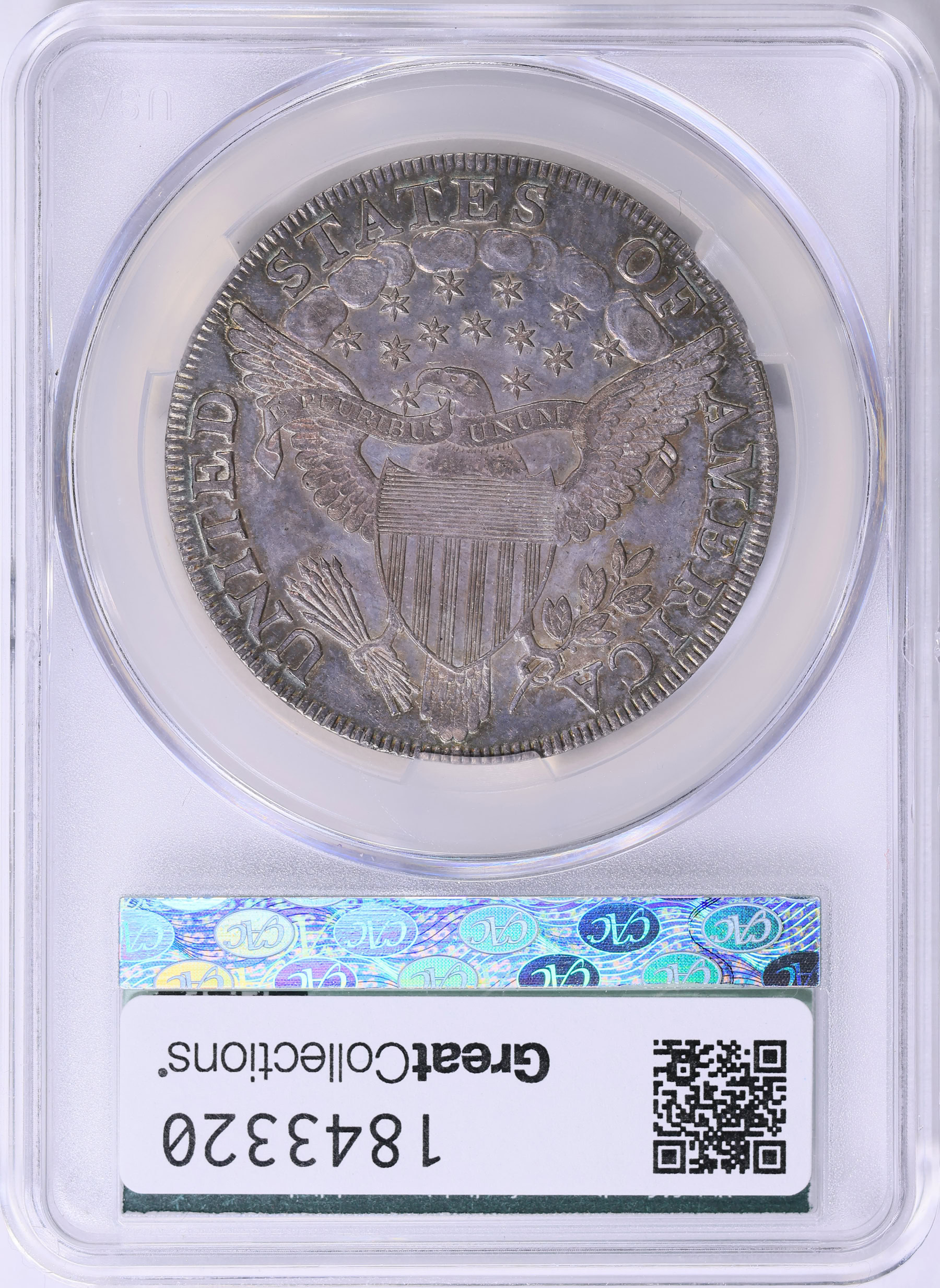 1801 Draped Bust Silver Dollar B-2 BB-212 CACG AU-55 (Item 1843320 ...