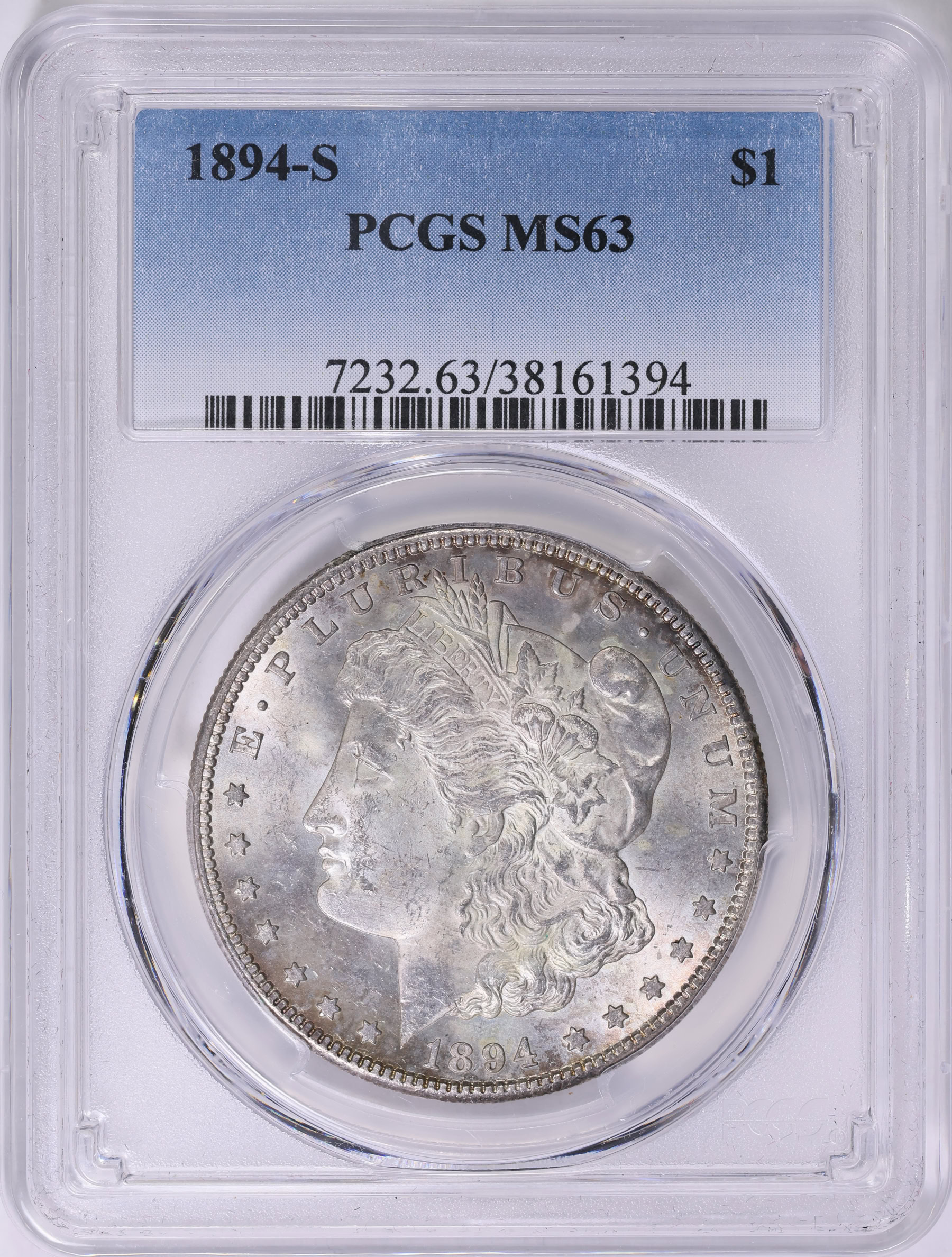 1894-S Morgan Silver Dollar PCGS MS-63 (Item 1843408) | GreatCollections Coin Auctions