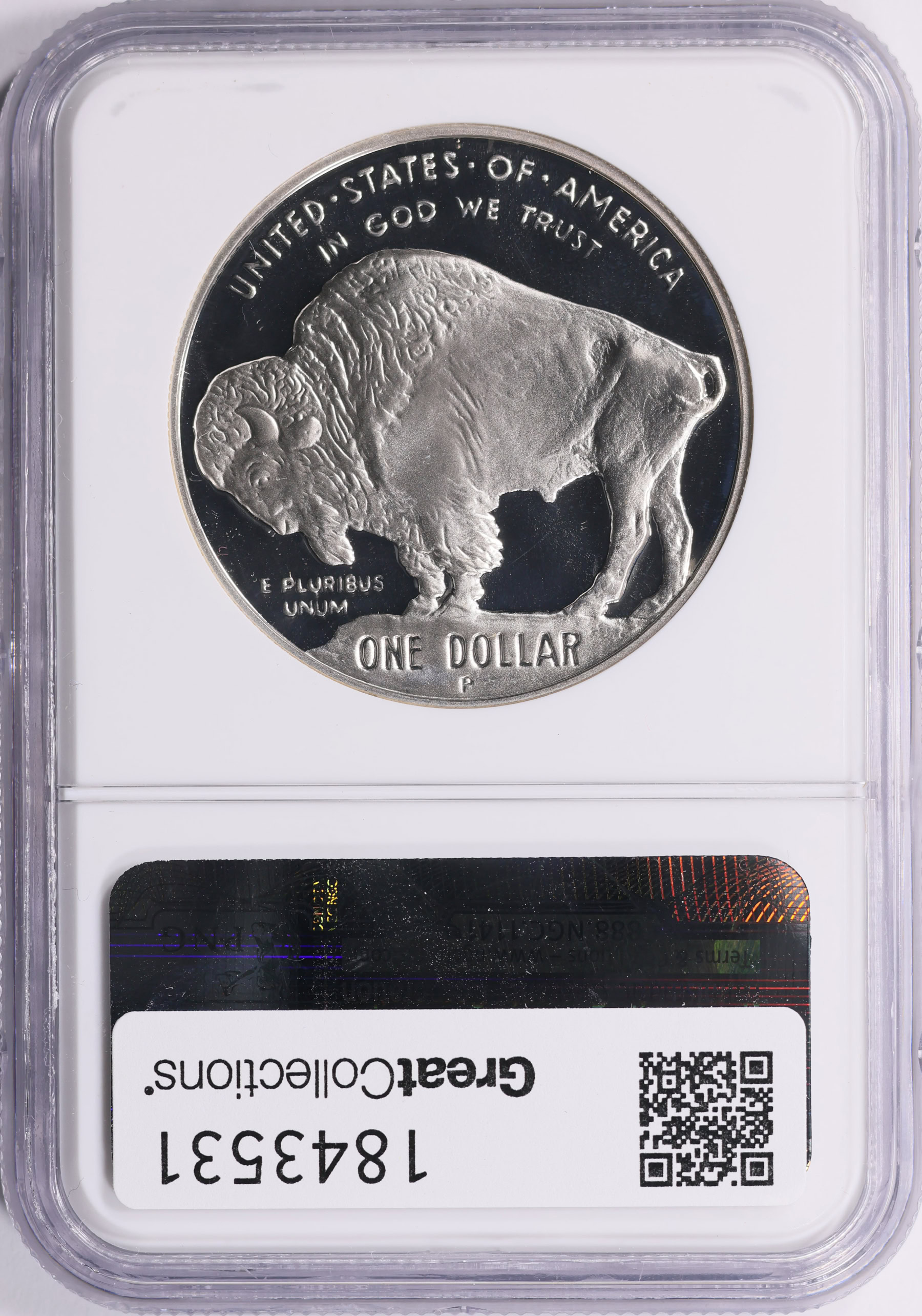 2001-P American Buffalo Silver Dollar NGC Proof-69 UC (Item 1843531 ...