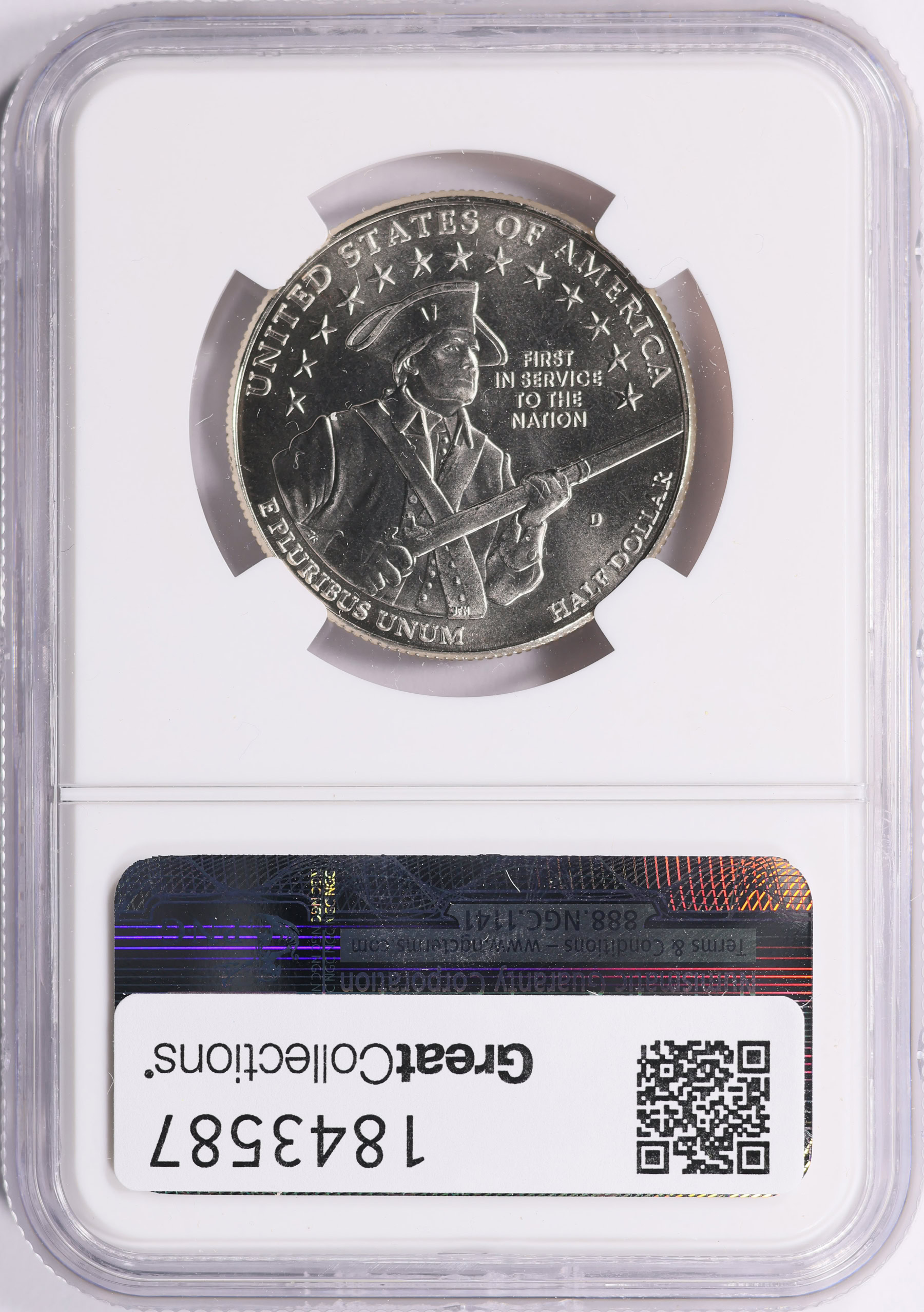 2011-D United States Army Clad Half Dollar NGC MS-69 (Item 1843587 ...