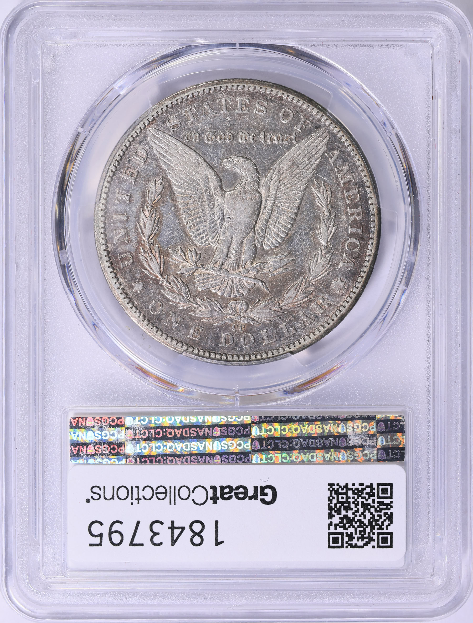 1893-CC Morgan Silver Dollar PCGS XF-45 (Item 1843795) | GreatCollections Coin Auctions
