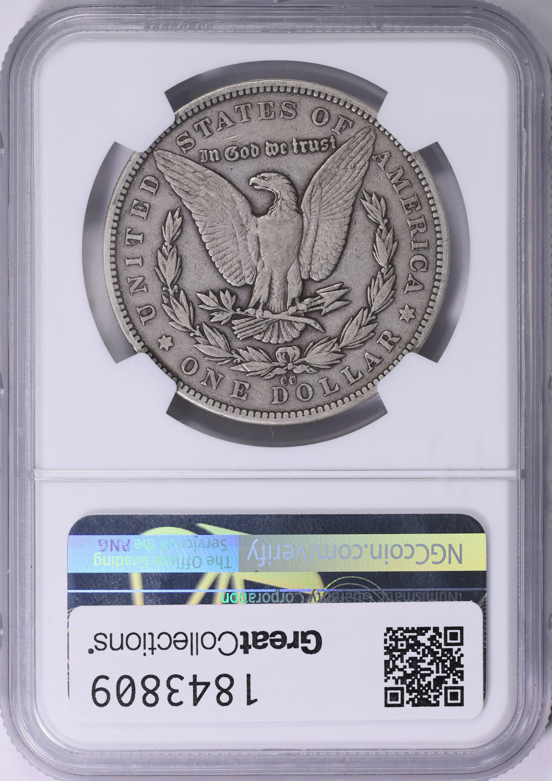 1879-CC Morgan Silver Dollar NGC XF-40 (CAC Green) (Item 1843809) | GreatCollections Coin Auctions