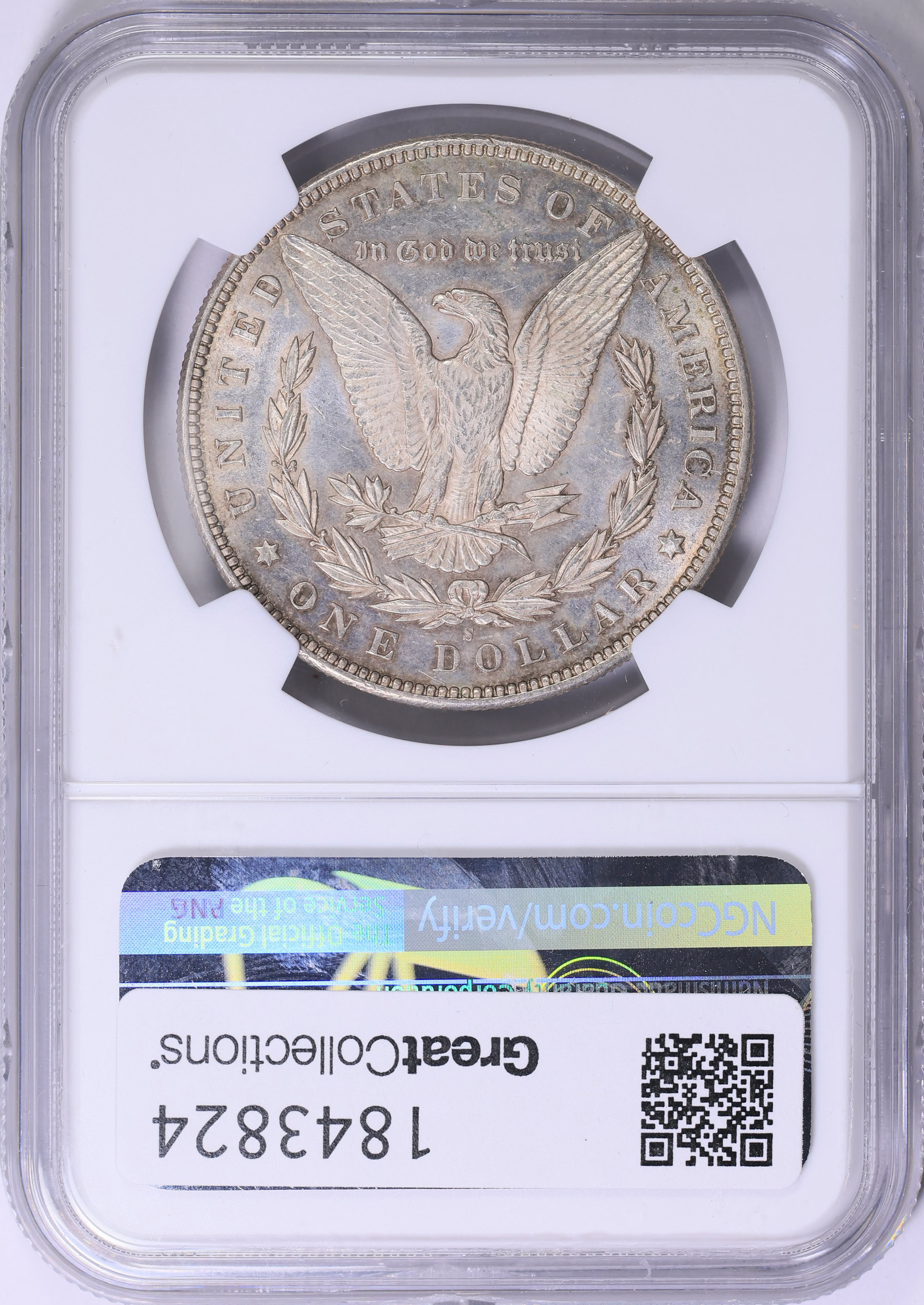 1895-S Morgan Silver Dollar NGC MS-61 (Item 1843824) | GreatCollections Coin Auctions