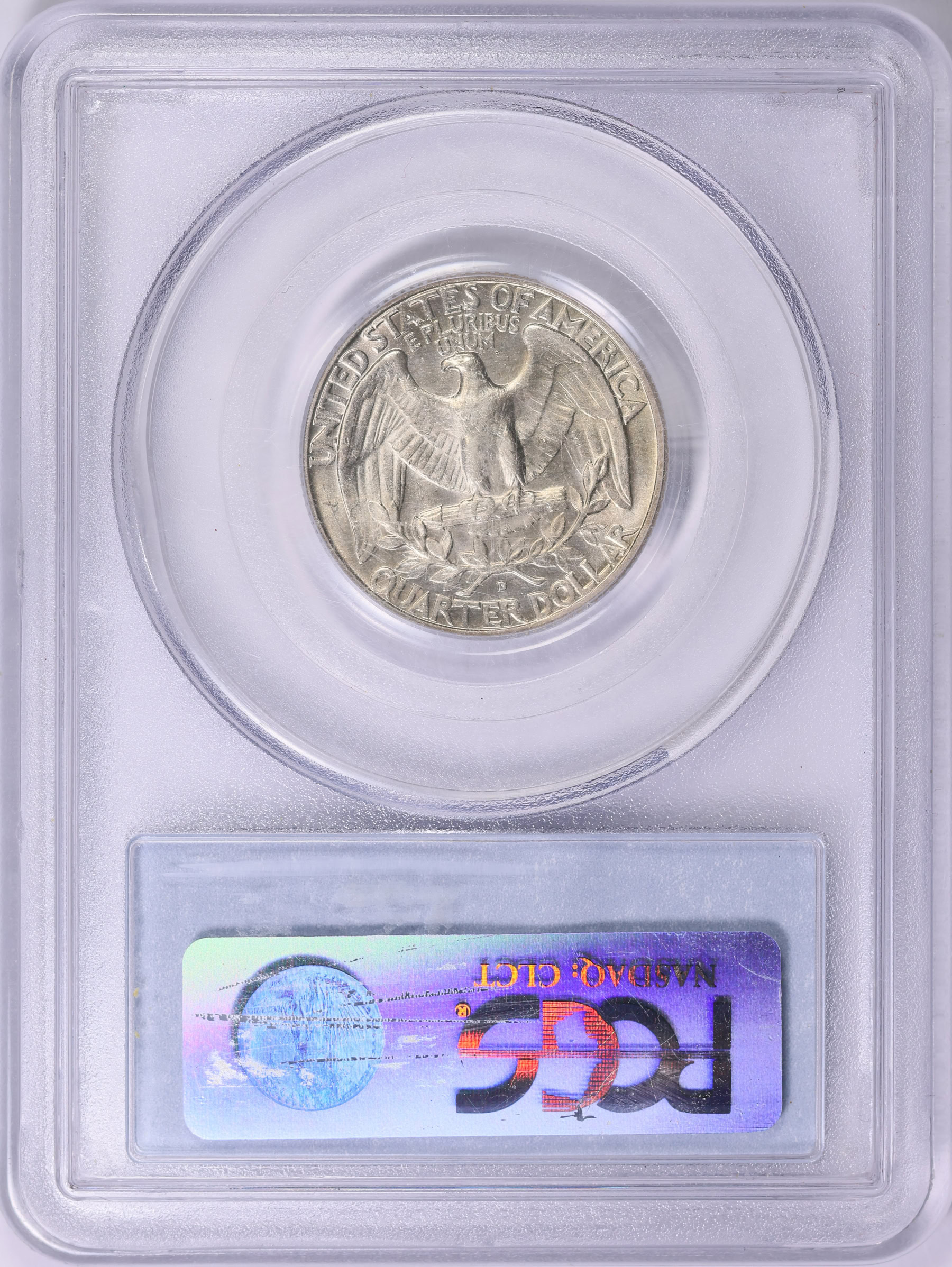 1964-D Washington Quarter Type C Reverse FS-901 PCGS AU-58 (Item 1843891) | GreatCollections ...