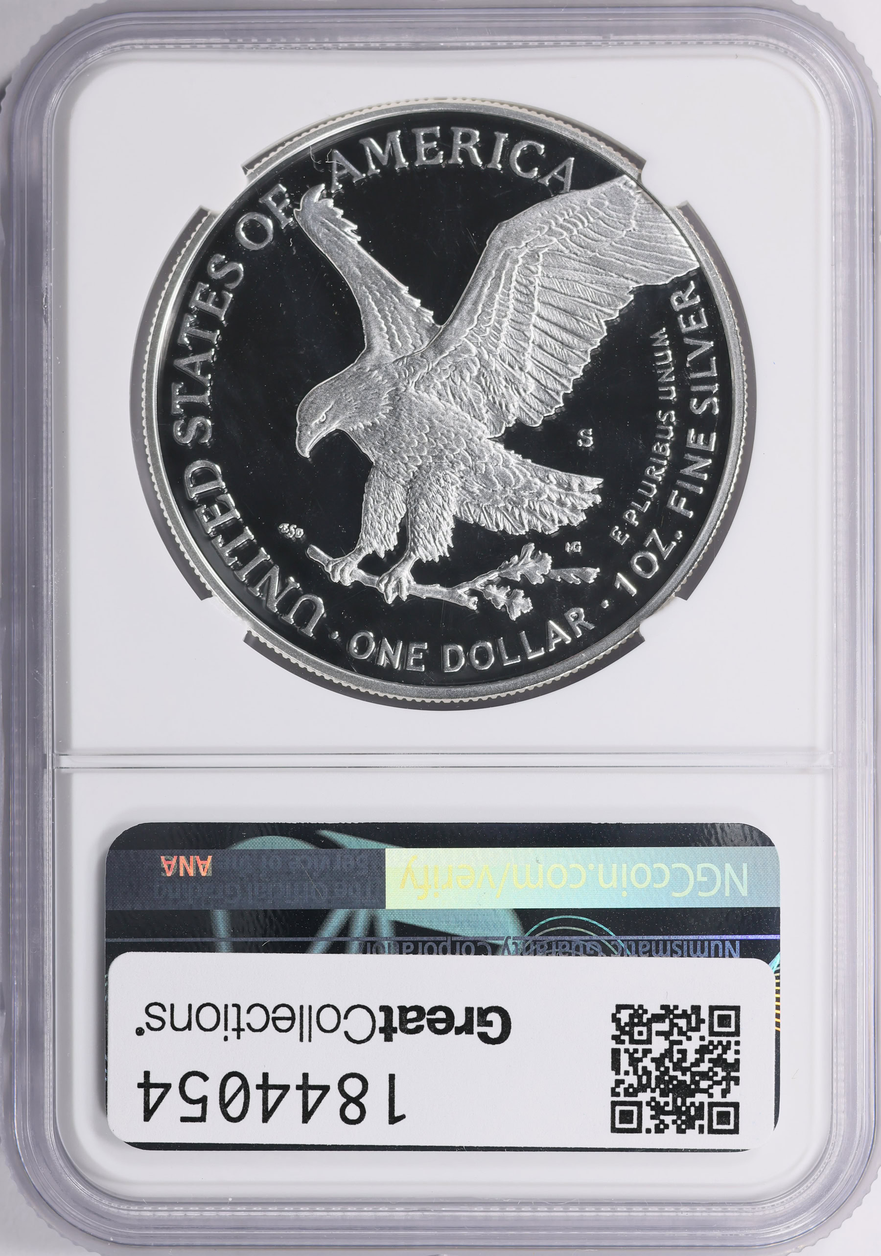 2021-S $1 Silver Eagle Type 2 First Day of Issue NGC Proof-70 UC (Item 1844054 ...