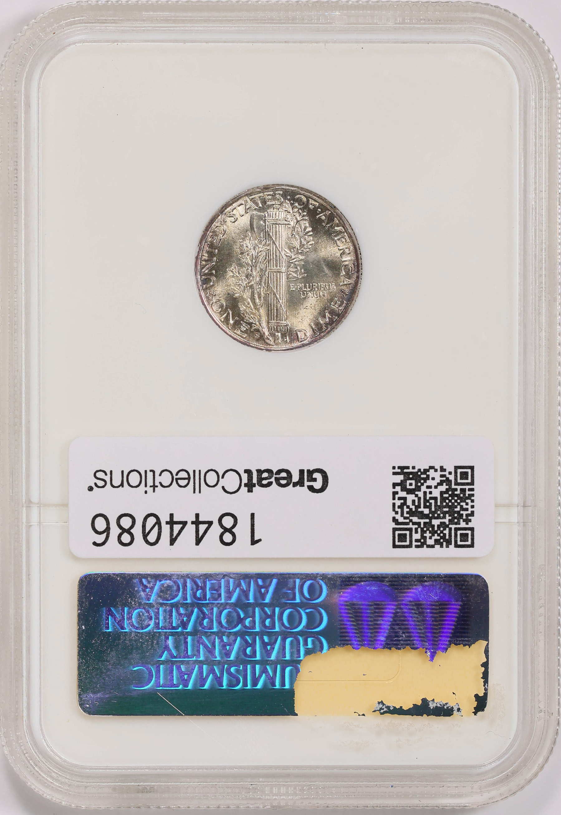 1941-S Mercury Dime NGC MS-67 FB (Item 1844086) | GreatCollections Coin Auctions