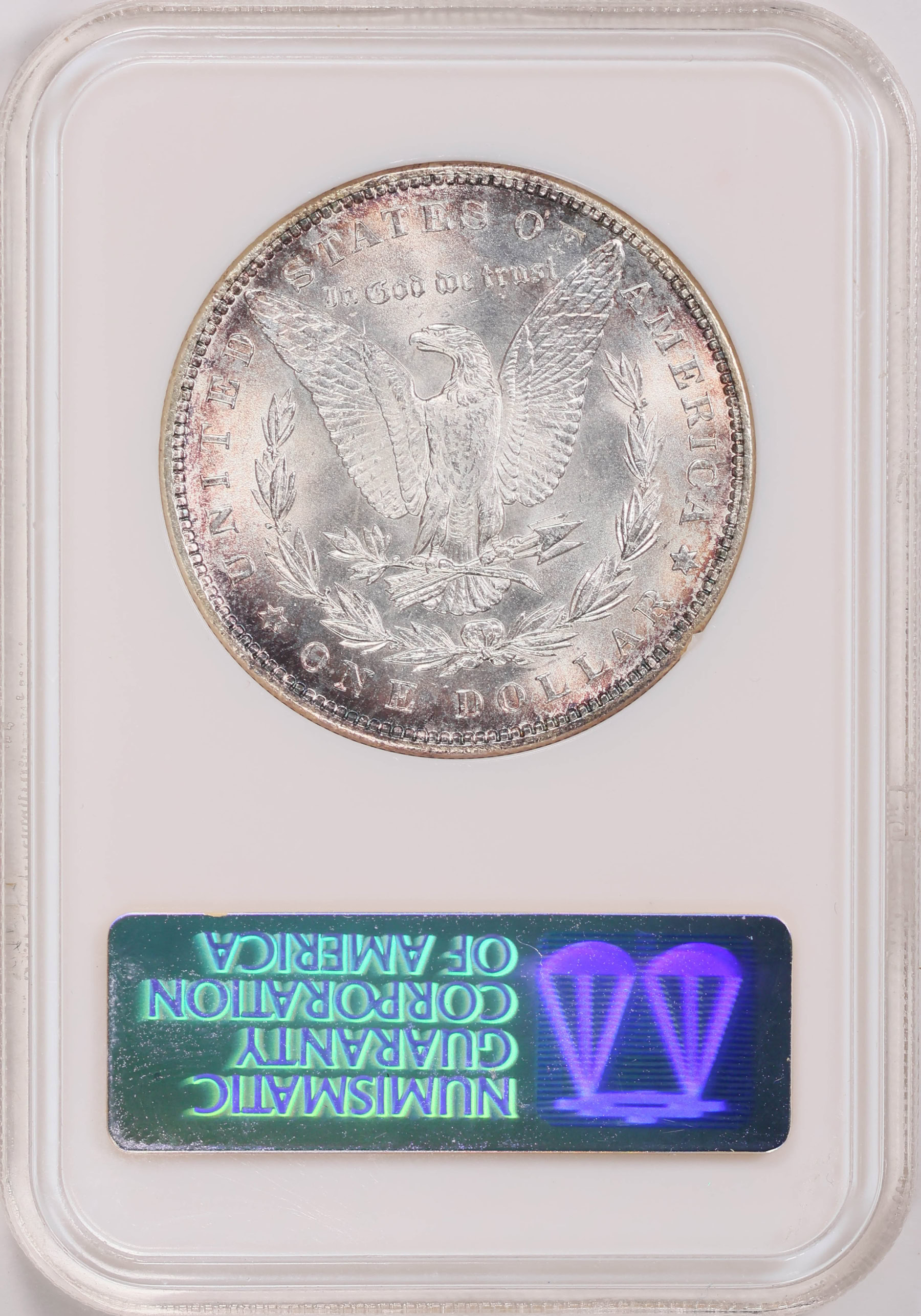 1890 Morgan Silver Dollar NGC MS-64 OH (Toned) (Item 1844092) | GreatCollections Coin Auctions