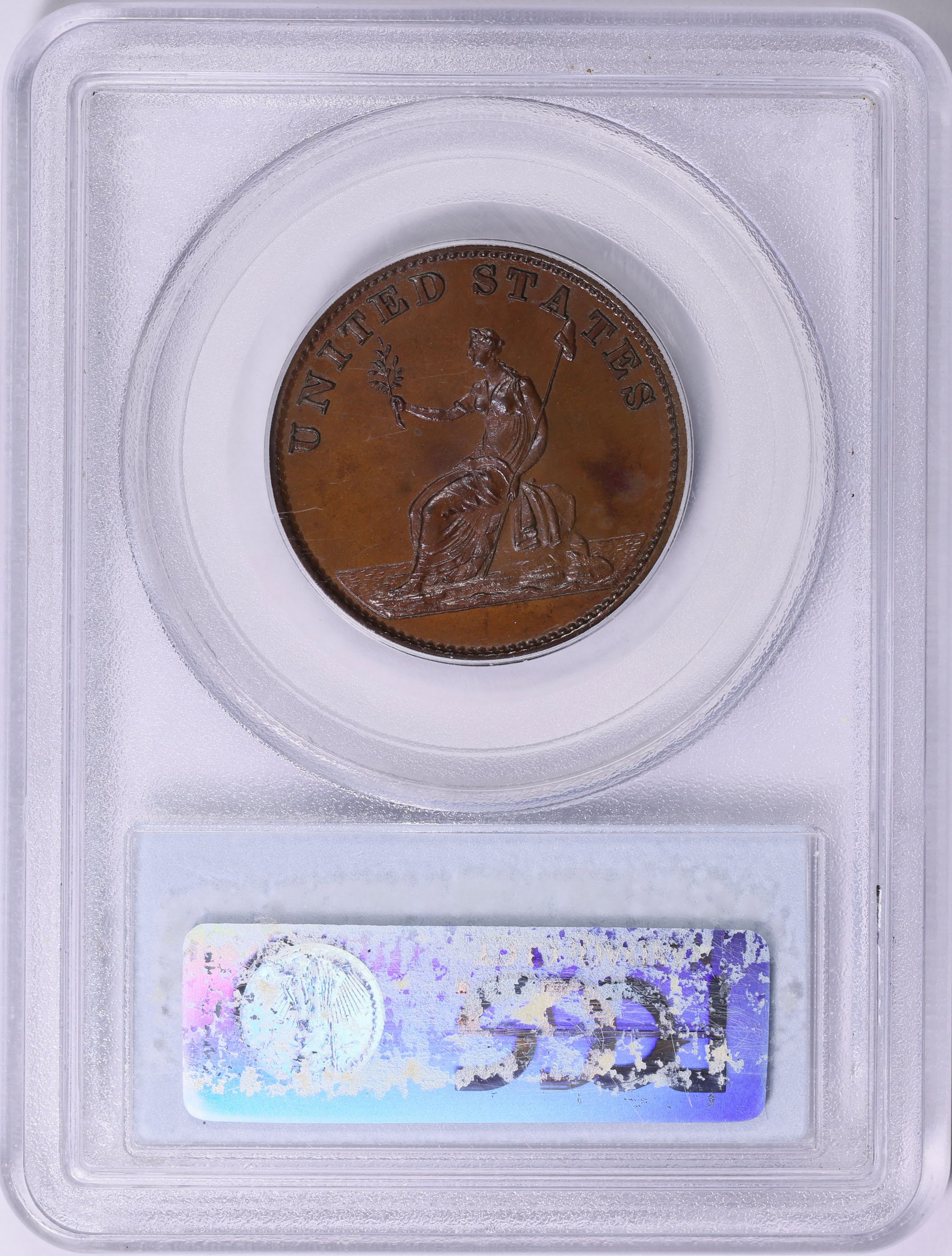 1783 Res Washington Copper Draped, EE PCGS Proof-66 BN (Item 1844153 ...