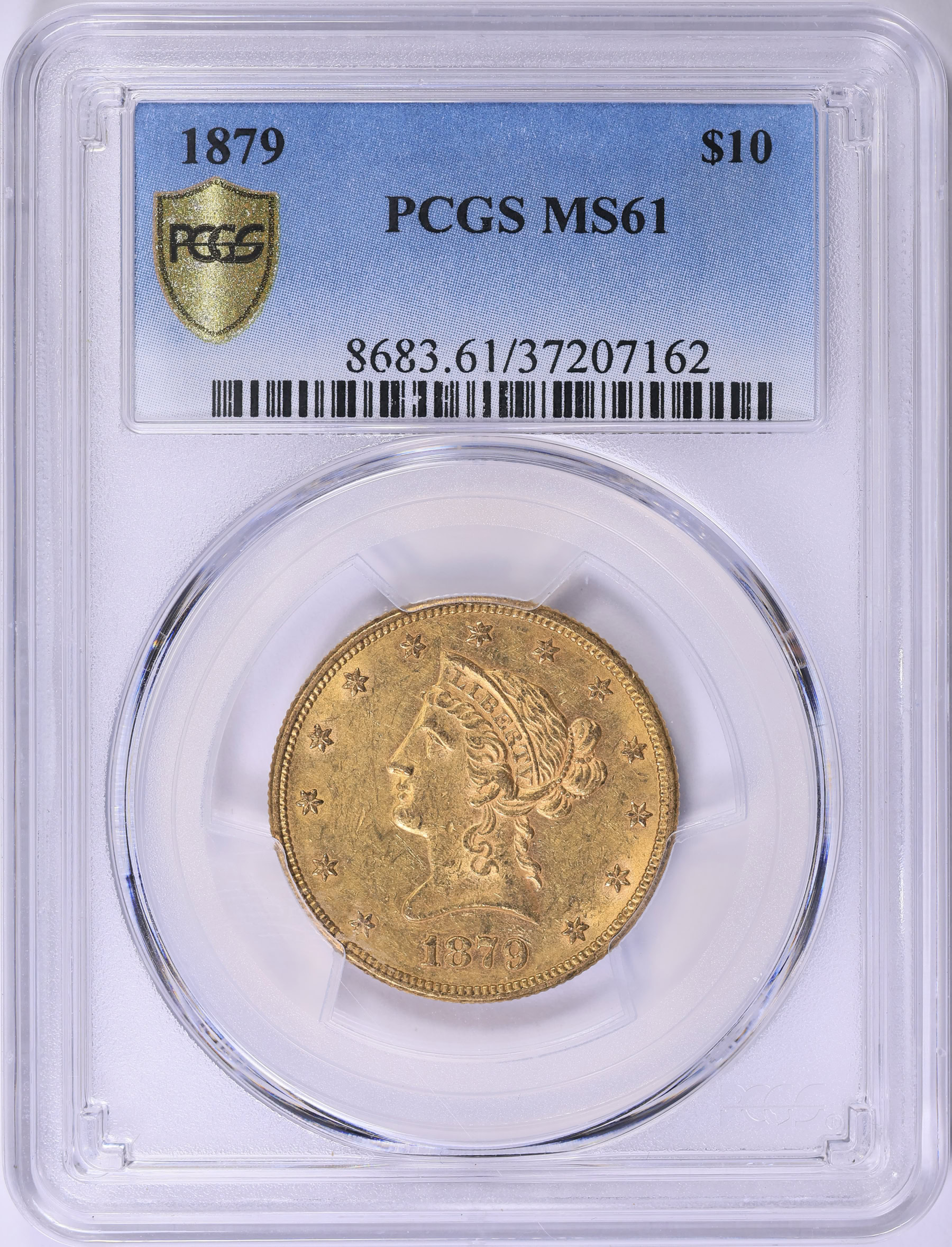 1879 Liberty Gold Eagle PCGS MS-61 (Item 1844302) | GreatCollections ...