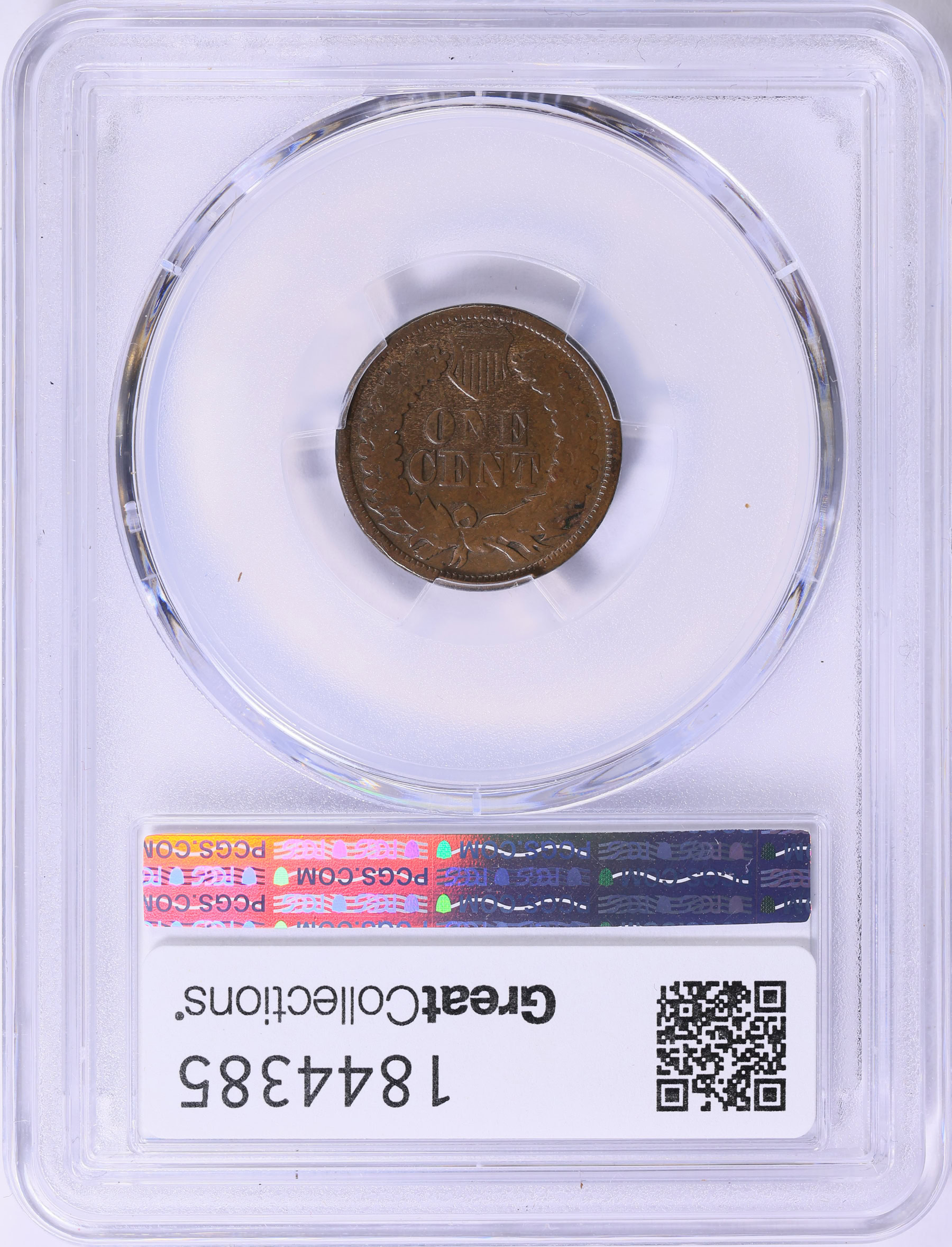 1865 Indian Cent Fancy 5 PCGS G-06 (Item 1844385) | GreatCollections Coin Auctions