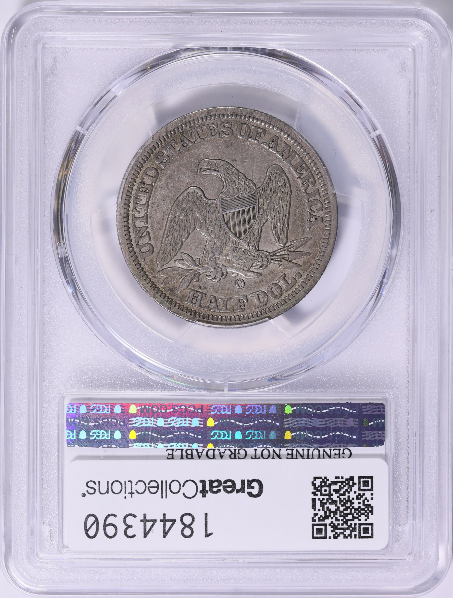 1847-O Seated Liberty Half Dollar Large O, RPD WB-2 PCGS Genuine XF Details (Item 1844390 ...