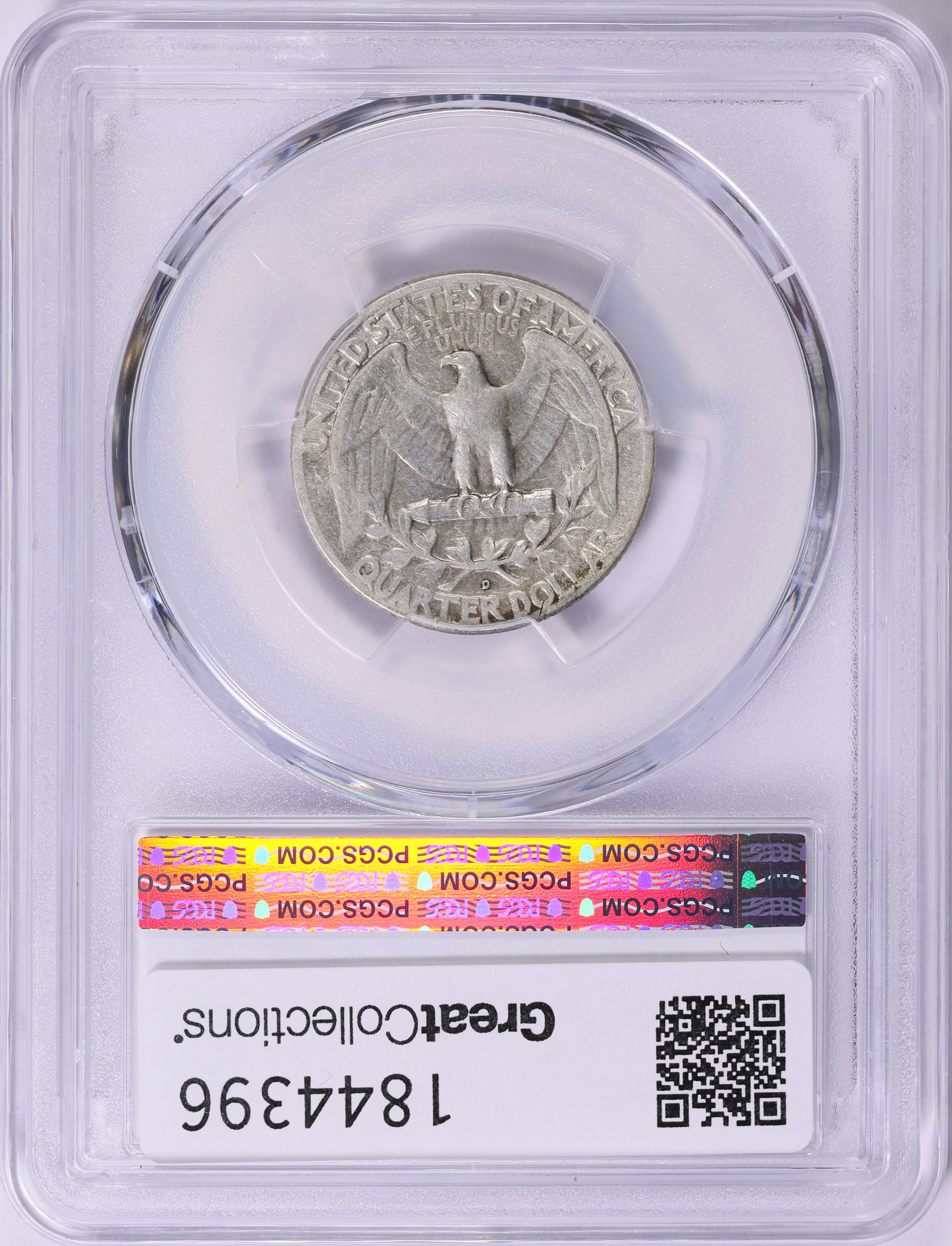 1950-D/S Washington Quarter Over Mintmark FS-601 PCGS XF-40 (Item 1844396) | GreatCollections ...