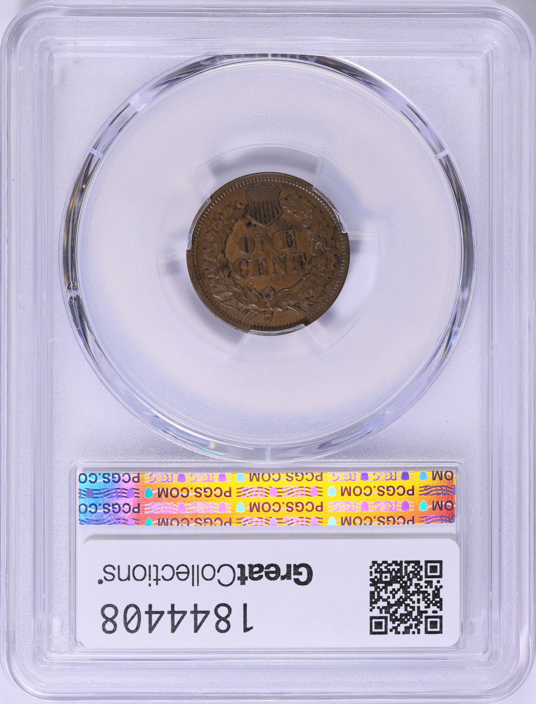 1864 Indian Cent L On Ribbon, RPD FS-2301 S-1 PCGS XF-40 (Item 1844408) | GreatCollections Coin ...