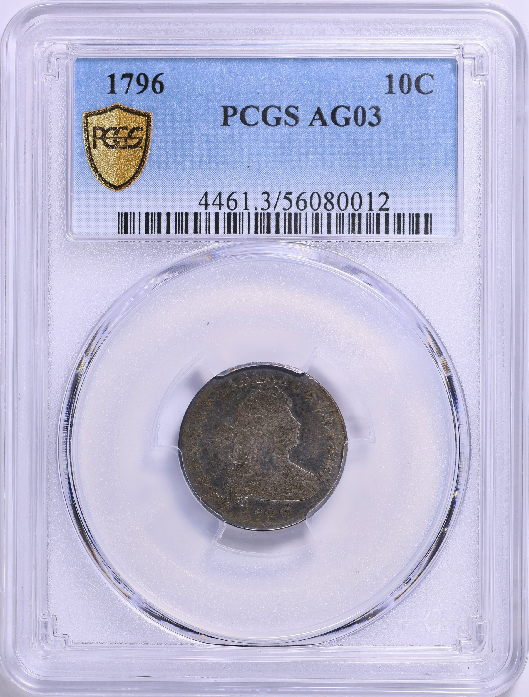 1796 Draped Bust Dime PCGS AG-03 (Toned) (Item 1844423 ...